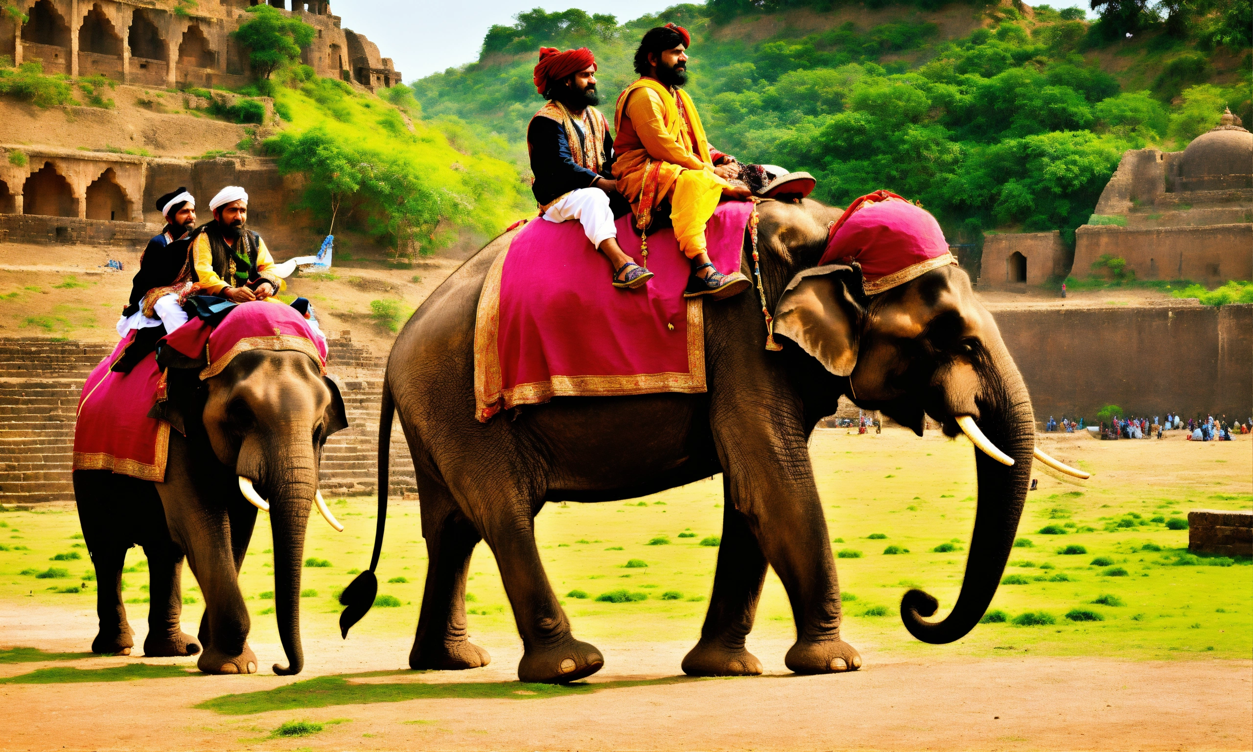 Lexica - Kandhar Fort, Ancient look and Rashtrakutha king sitting on ...