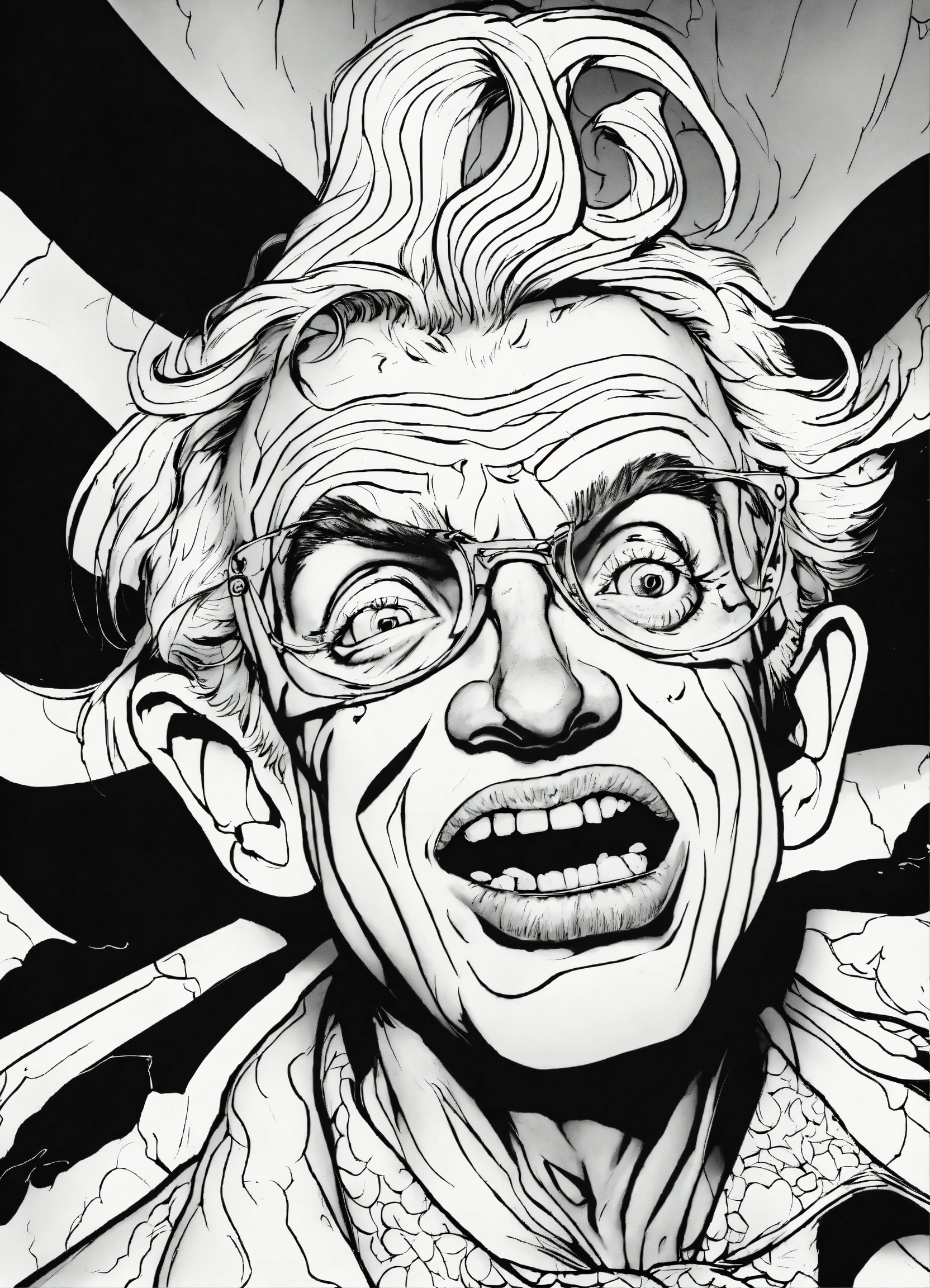 Lexica - Coloring page for adults, pop art, MAD Magazine Character ...