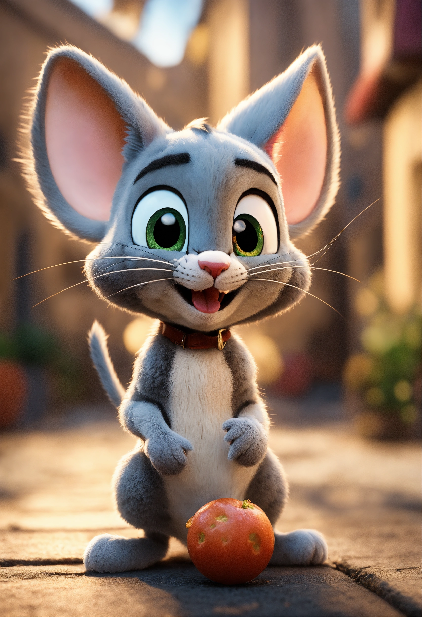 Lexica - Tom and Jerry, portrait, best quality, full body portrait, real picture, intricate ...