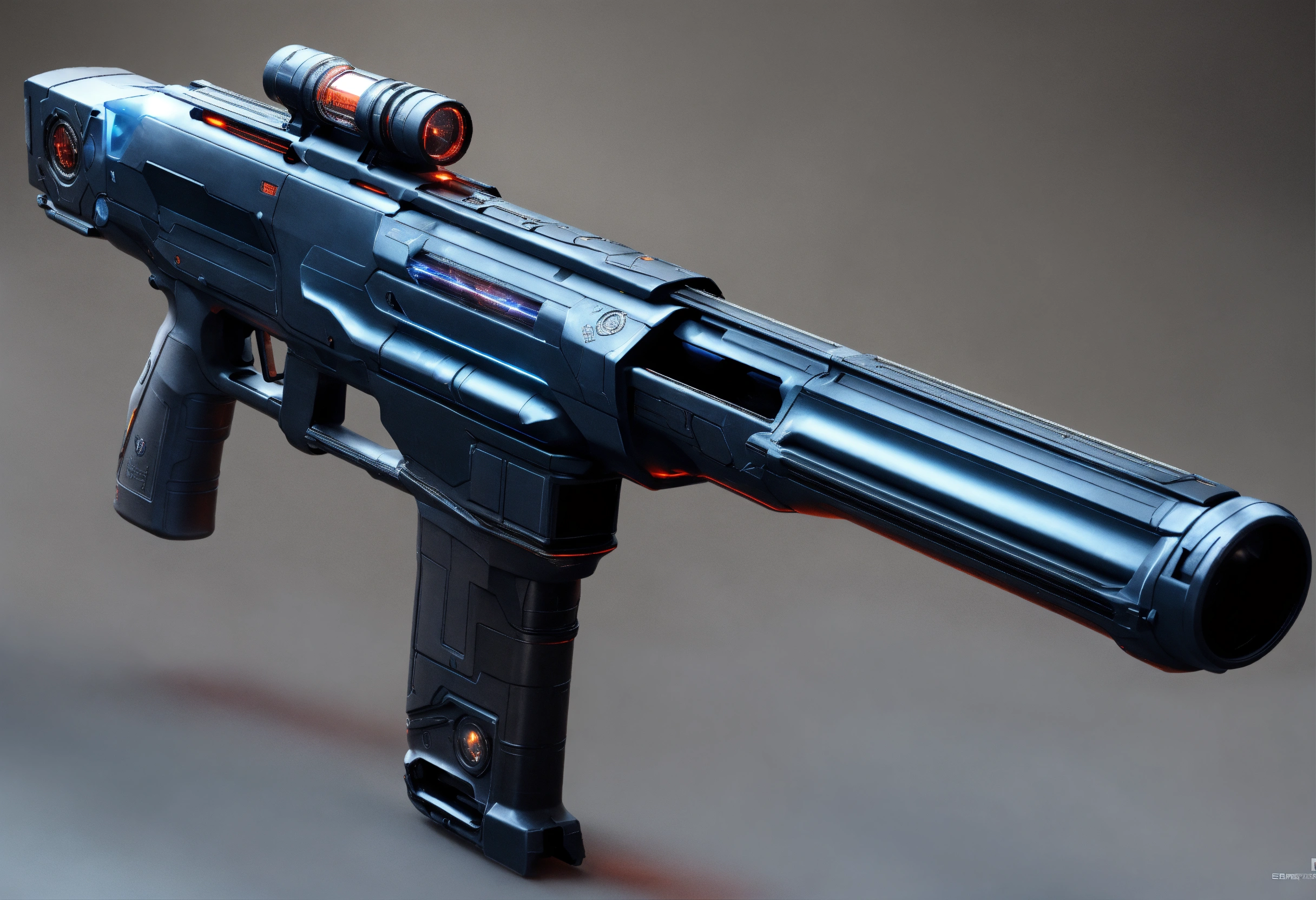 Lexica - Side view of the full image of a sci fi energy rifle, HD ...
