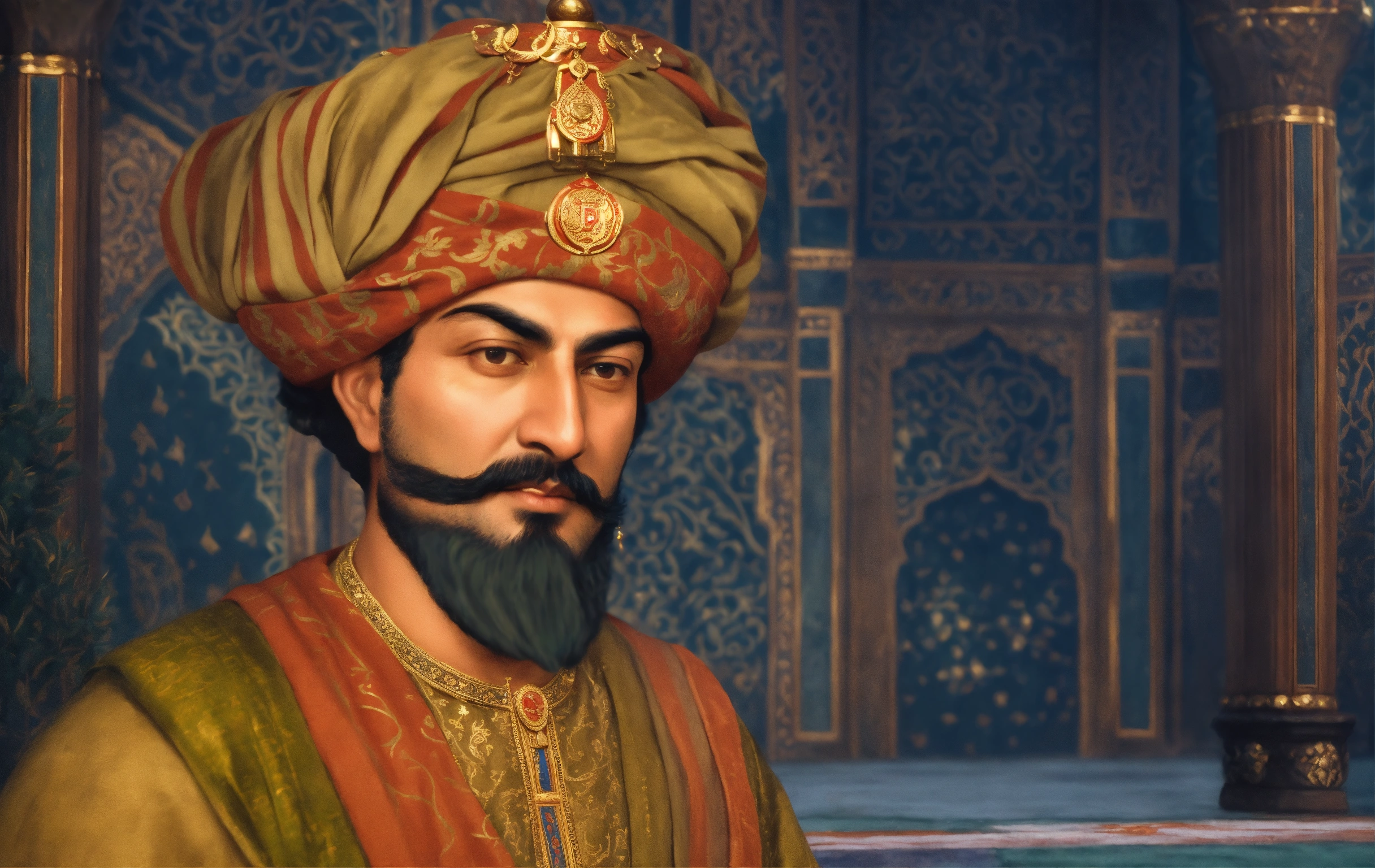 Lexica - Portret, 5k,cinematic, epic, realistic, Zahir ad-din Muhammad ...