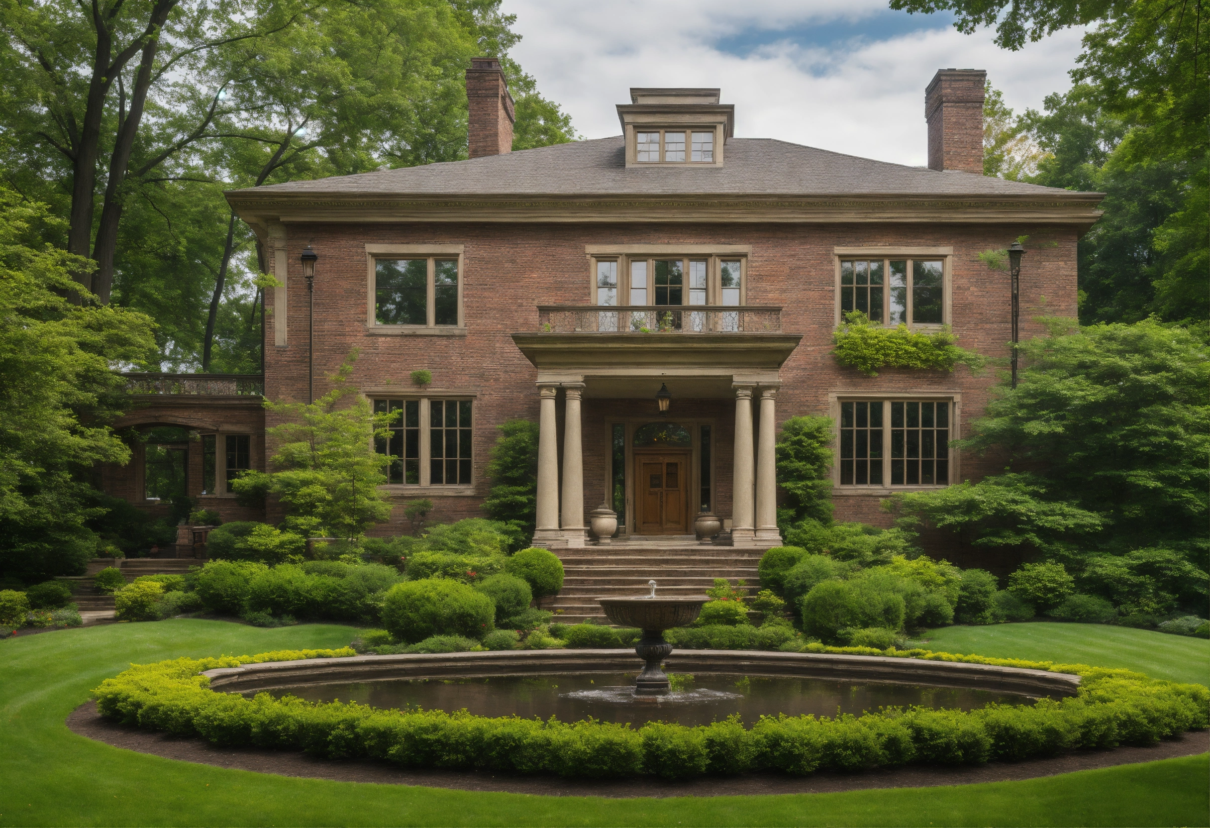 Lexica - Early 20th century georgian style mansion in Shaker Heights, Ohio