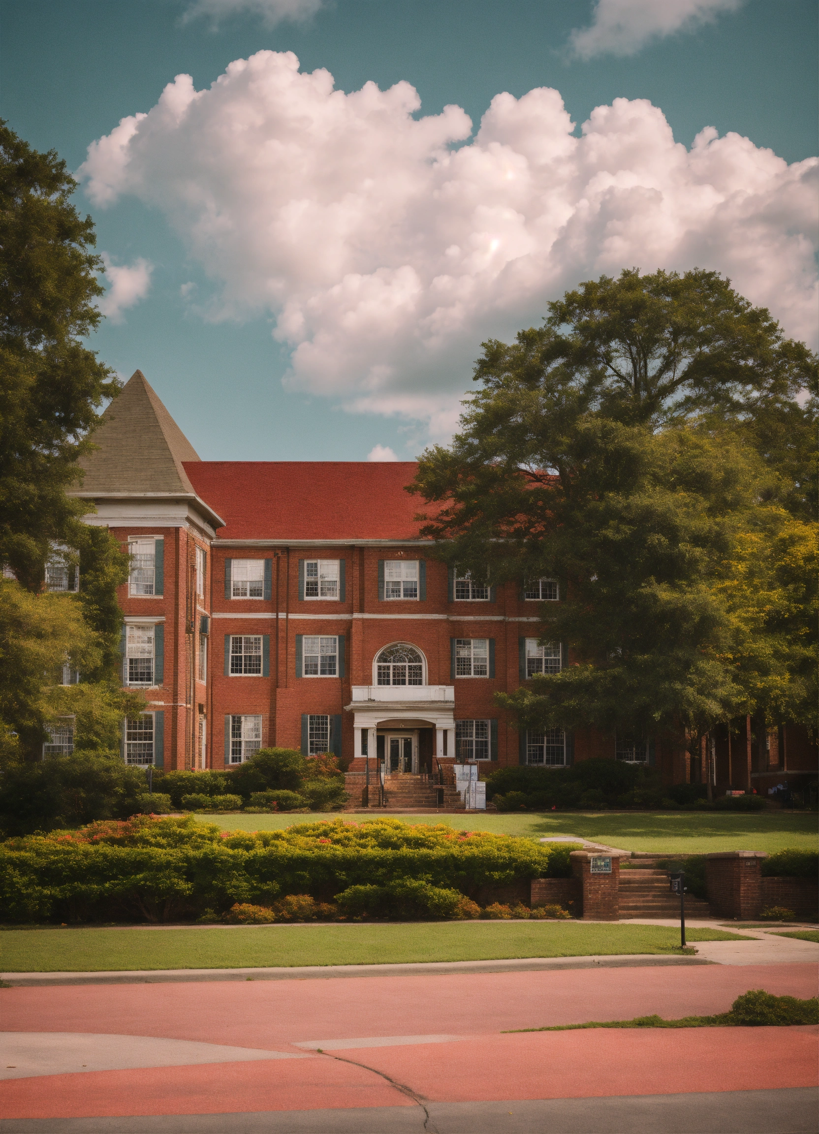Lexica - Surreal style African American HBCU college campus