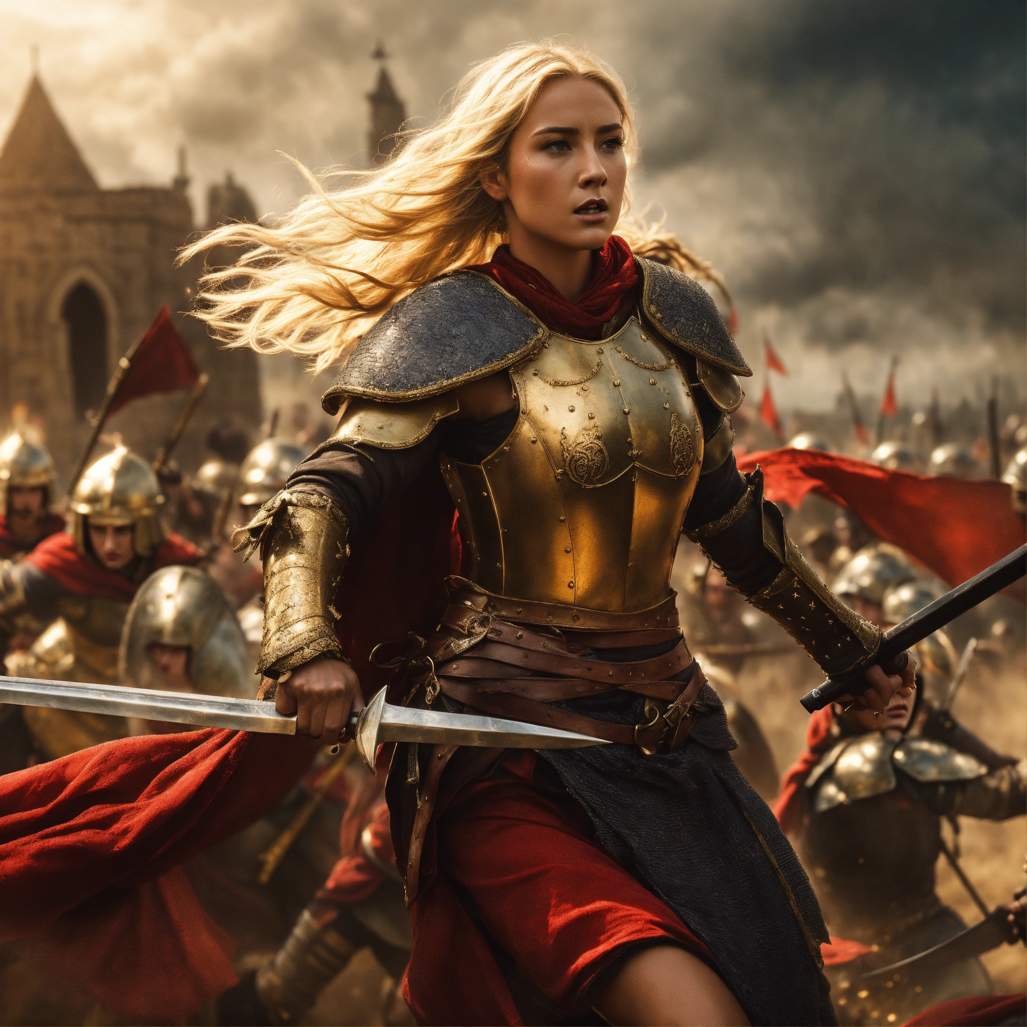 Lexica - An epic fantasy scene featuring two gorgeous and beautiful ...