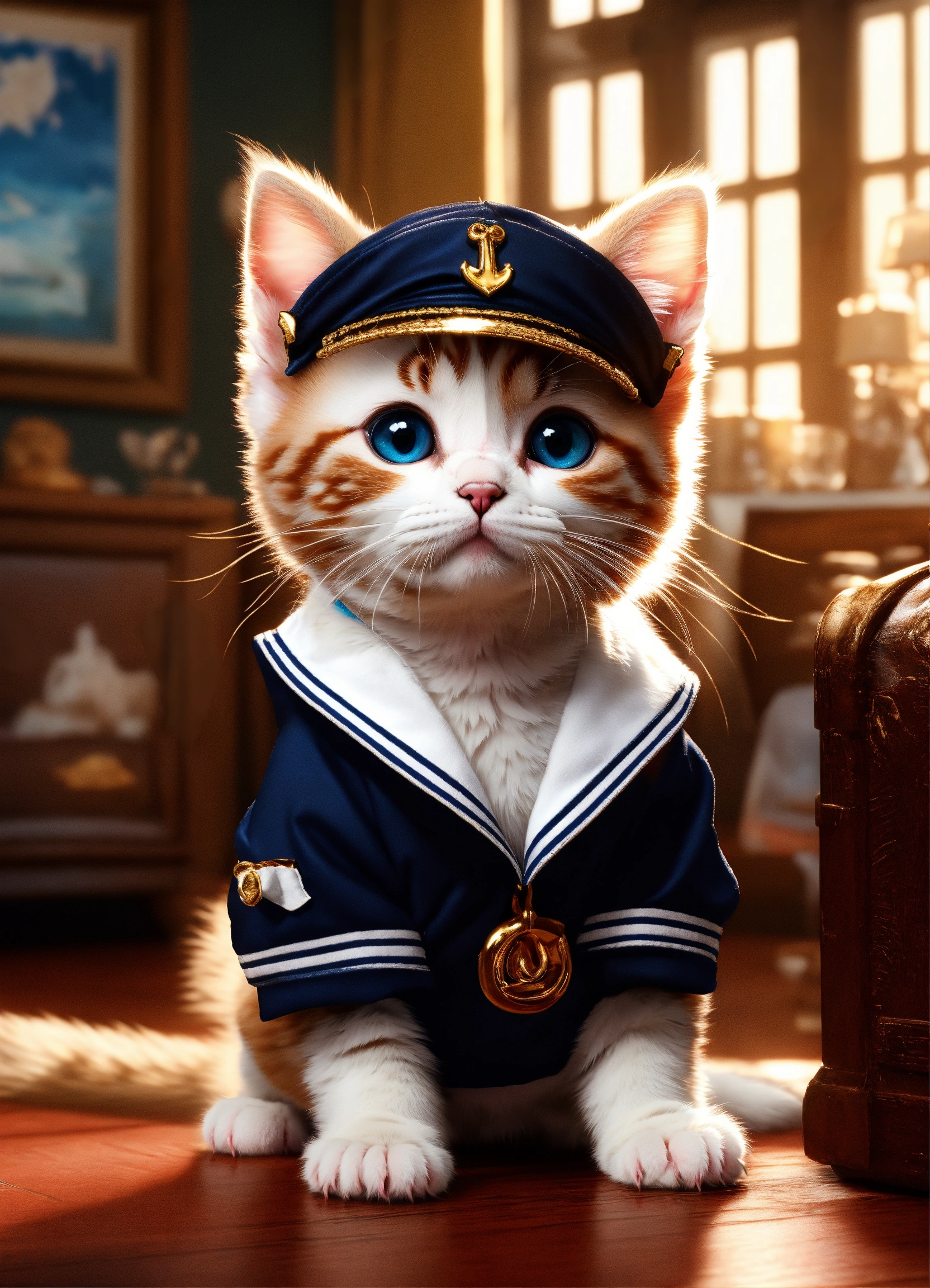 Lexica - Photorealistic final render of an adorable chibi kitten ...
