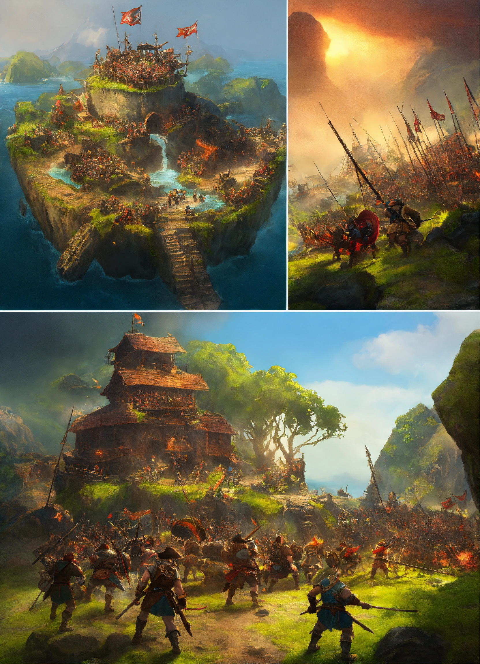 Lexica - Epic battles mutiny in the mythical land with troll.