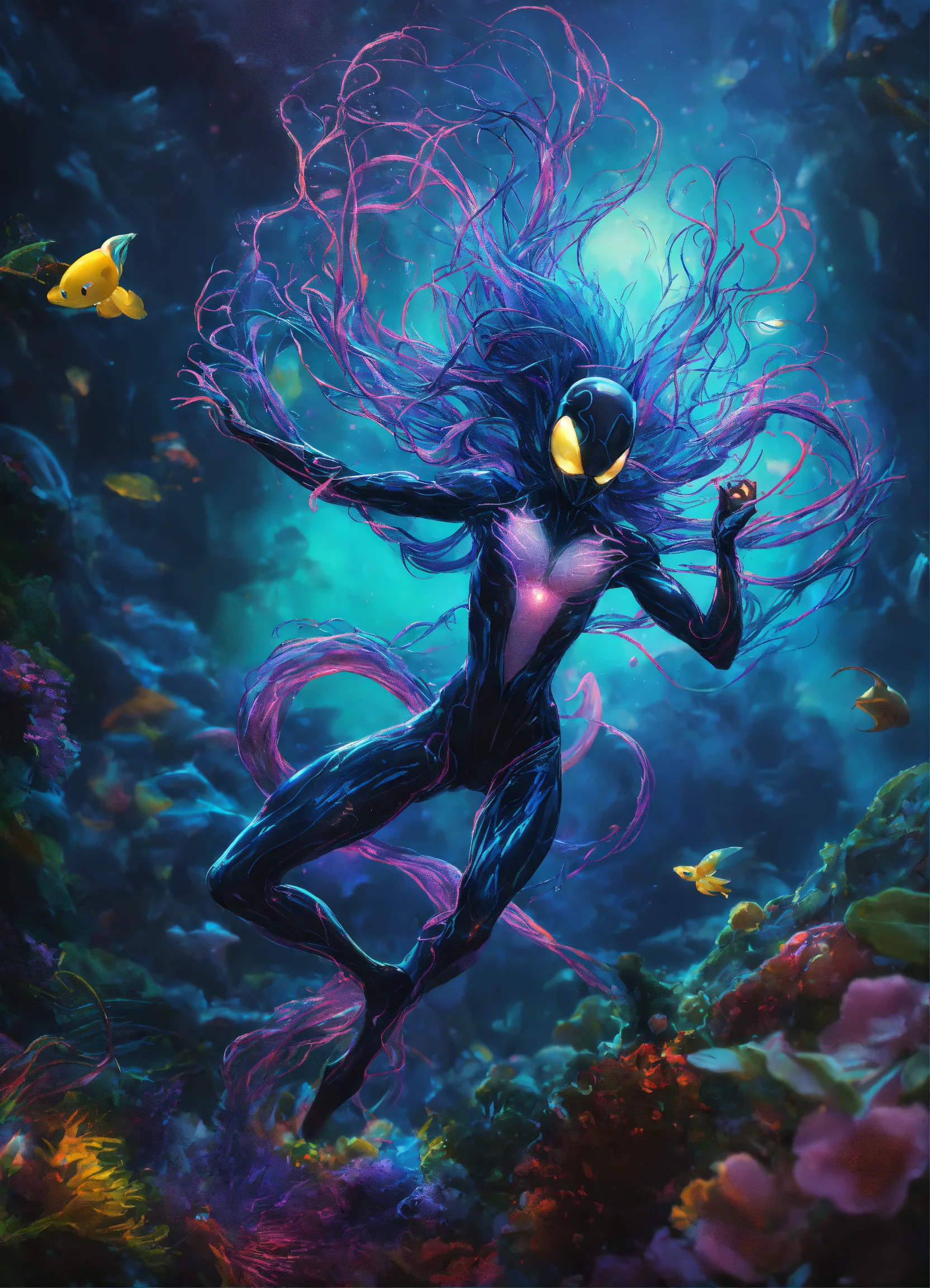 Lexica - A dazzlingly shimmering sonic symbiote radiates bioluminescent ...