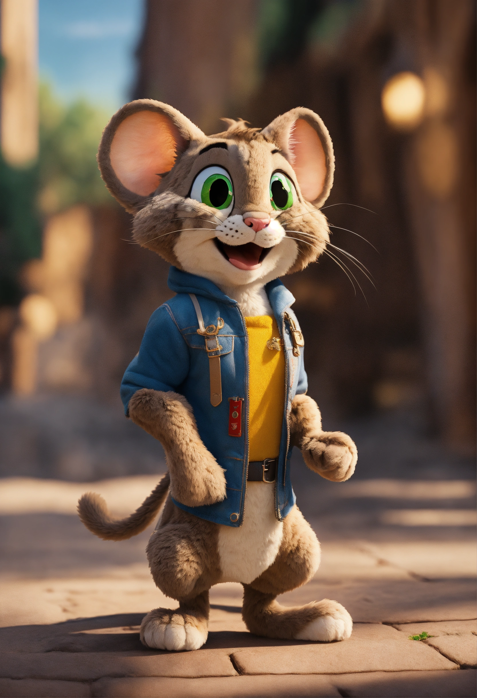 Lexica - Tom and Jerry, portrait, best quality, full body portrait, real picture, intricate ...