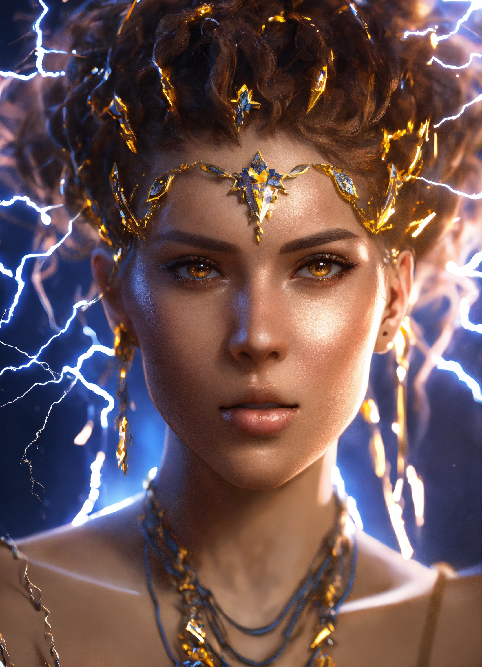 Lexica - "legendary lightning goddess", bolts, sparks, electricity, big ...