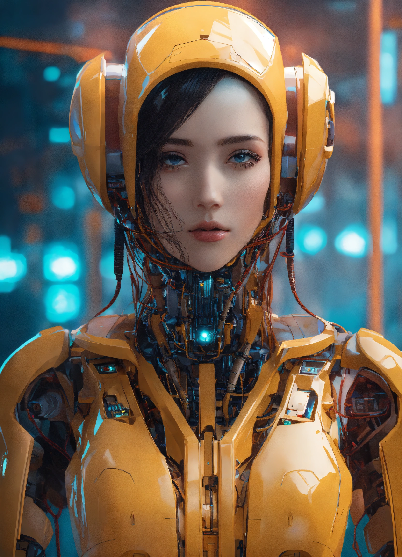 Lexica - A modest scientist ai robot women veil expression more with a ...