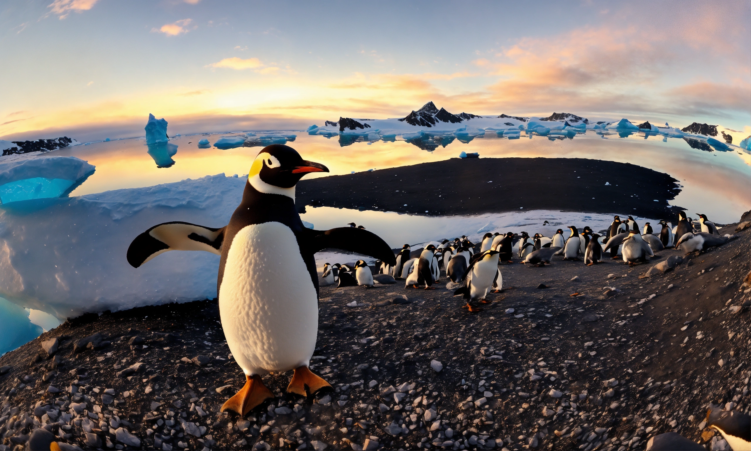 Lexica - In a surprising twist, a penguin in Antarctica was caught on ...