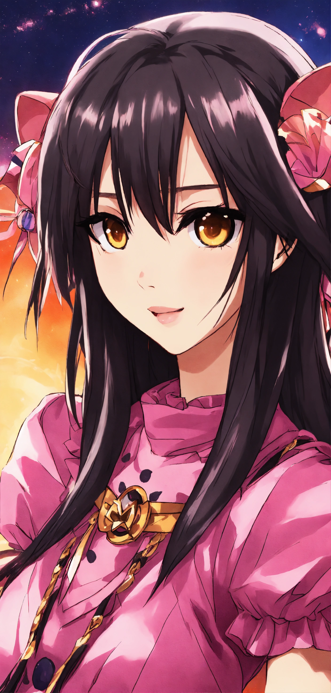Lexica - Tiger Magical girl with black hair emo style and Brown eyes in ...