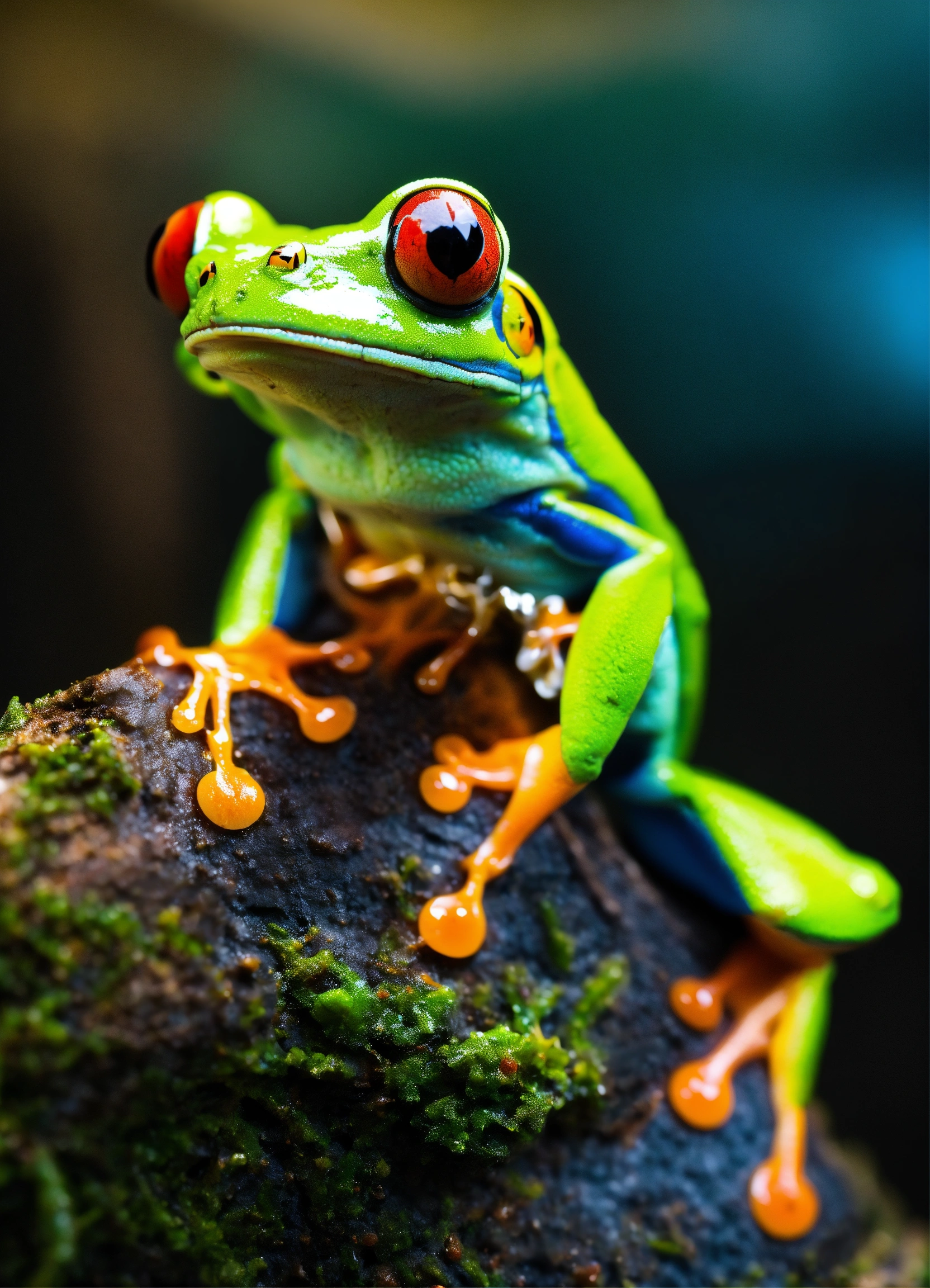 Lexica - Red eyed tree frog muscular
