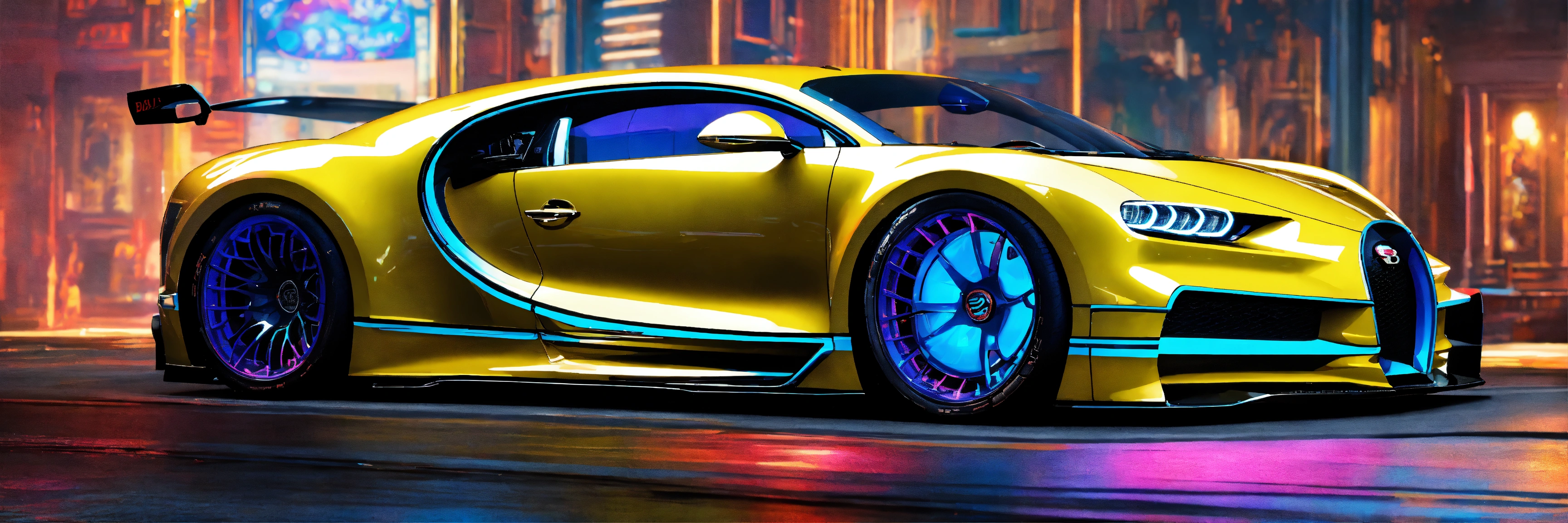Lexica - 2d, bugatti chiron virtual tuning, superdwidebody, very ...