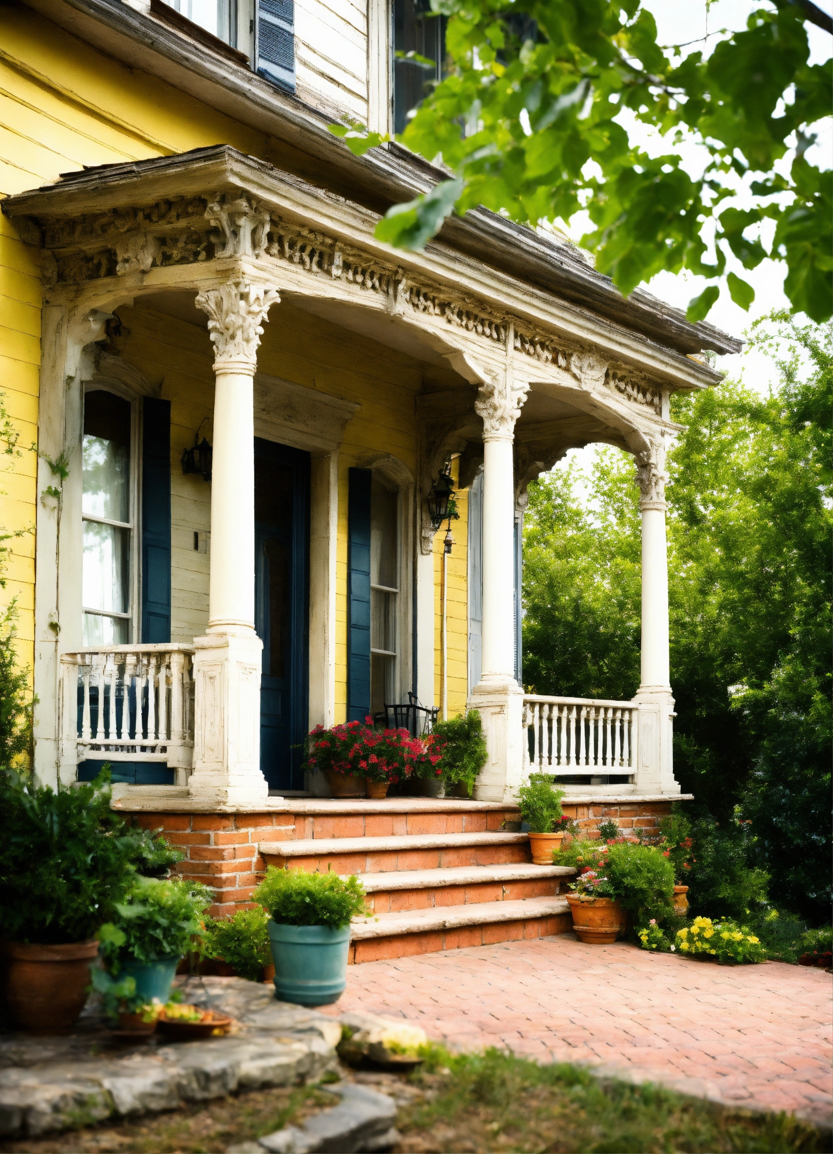 Lexica - A 19th century Italianate porch