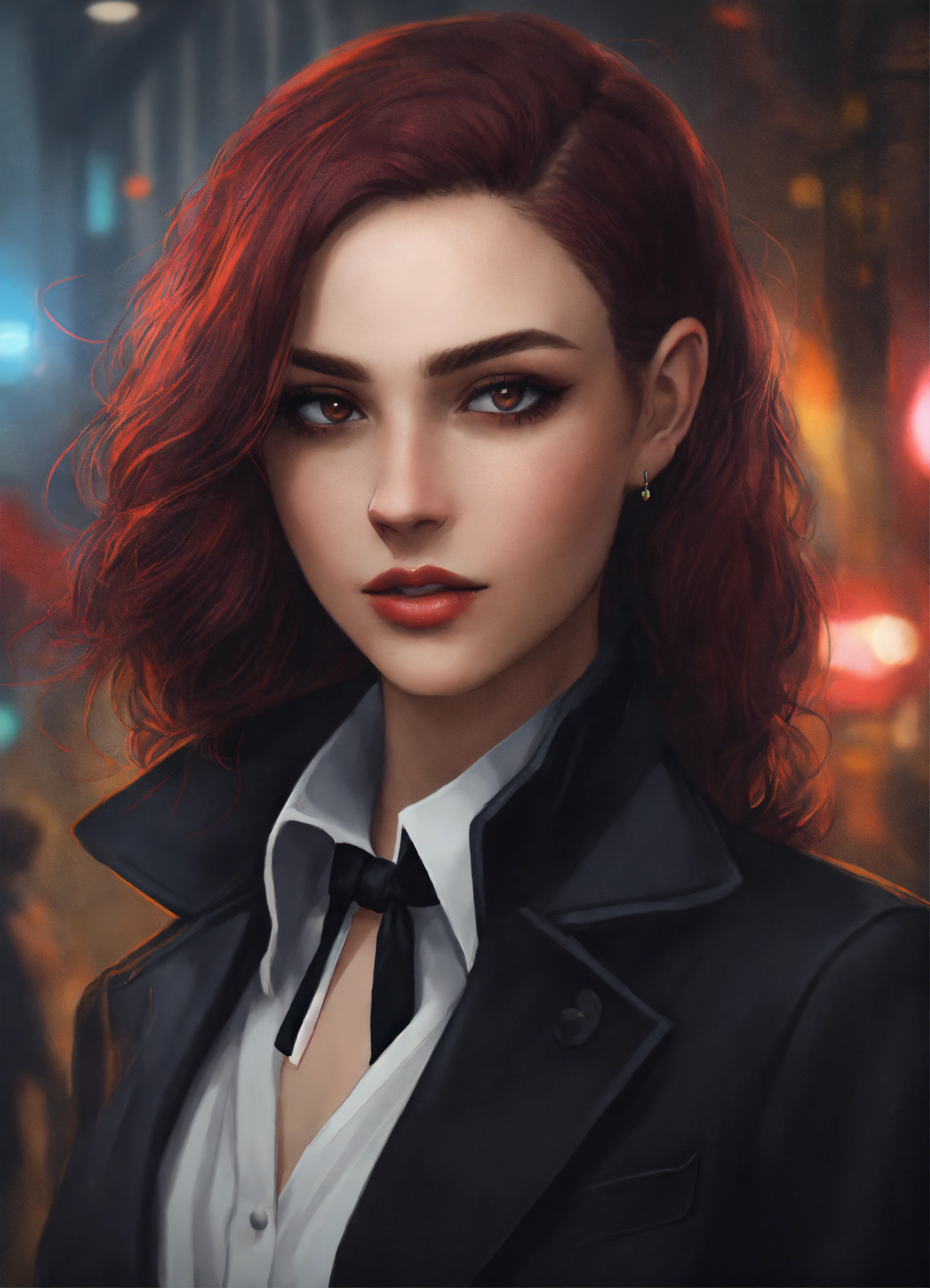 Lexica - Agent Tom, an 23 year old, goth, white female who works for a ...