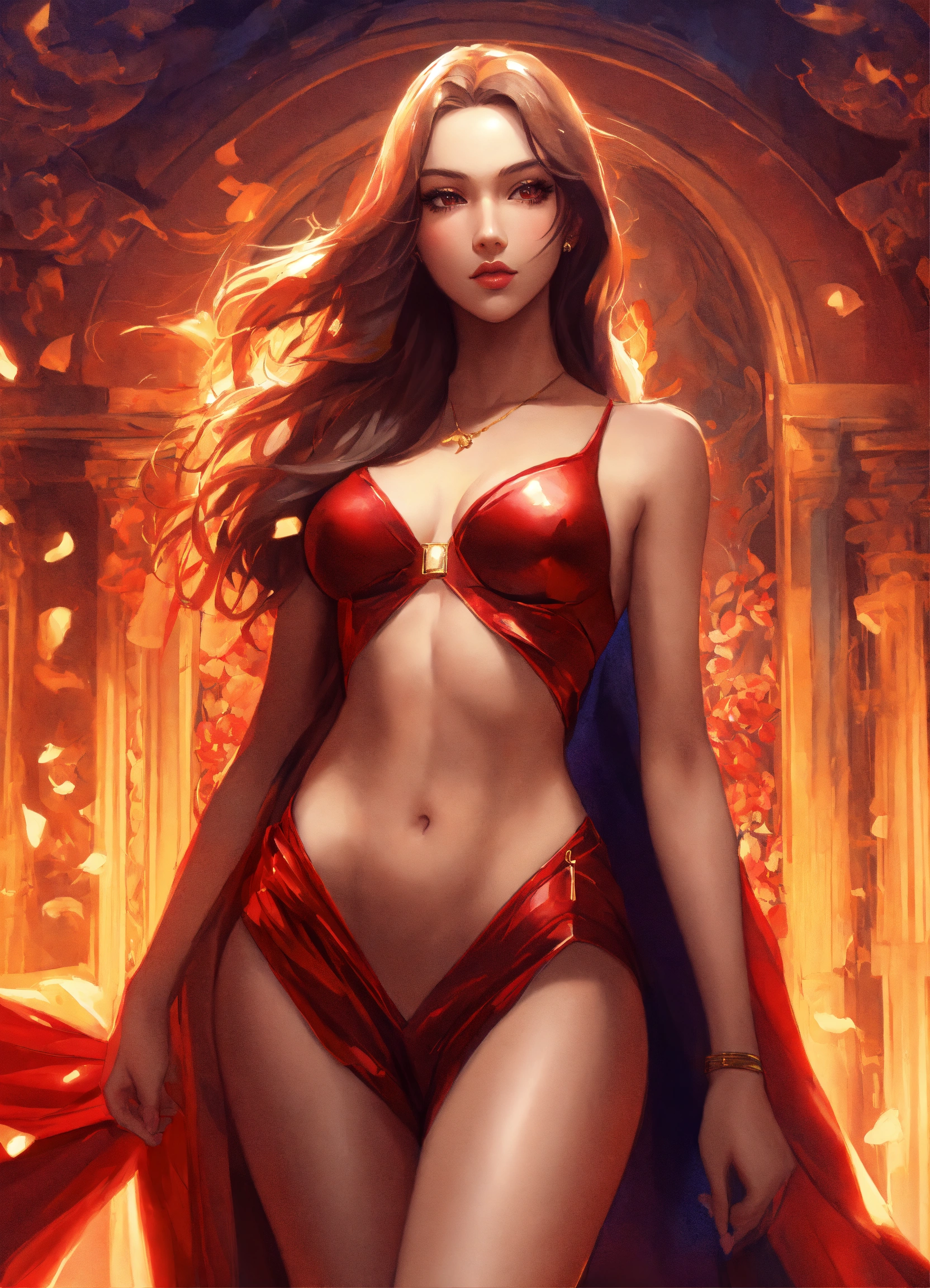 Lexica - Portrait of a mary magdalene, dress, legs, stunning beautiful artwork, toned body, 8k ...