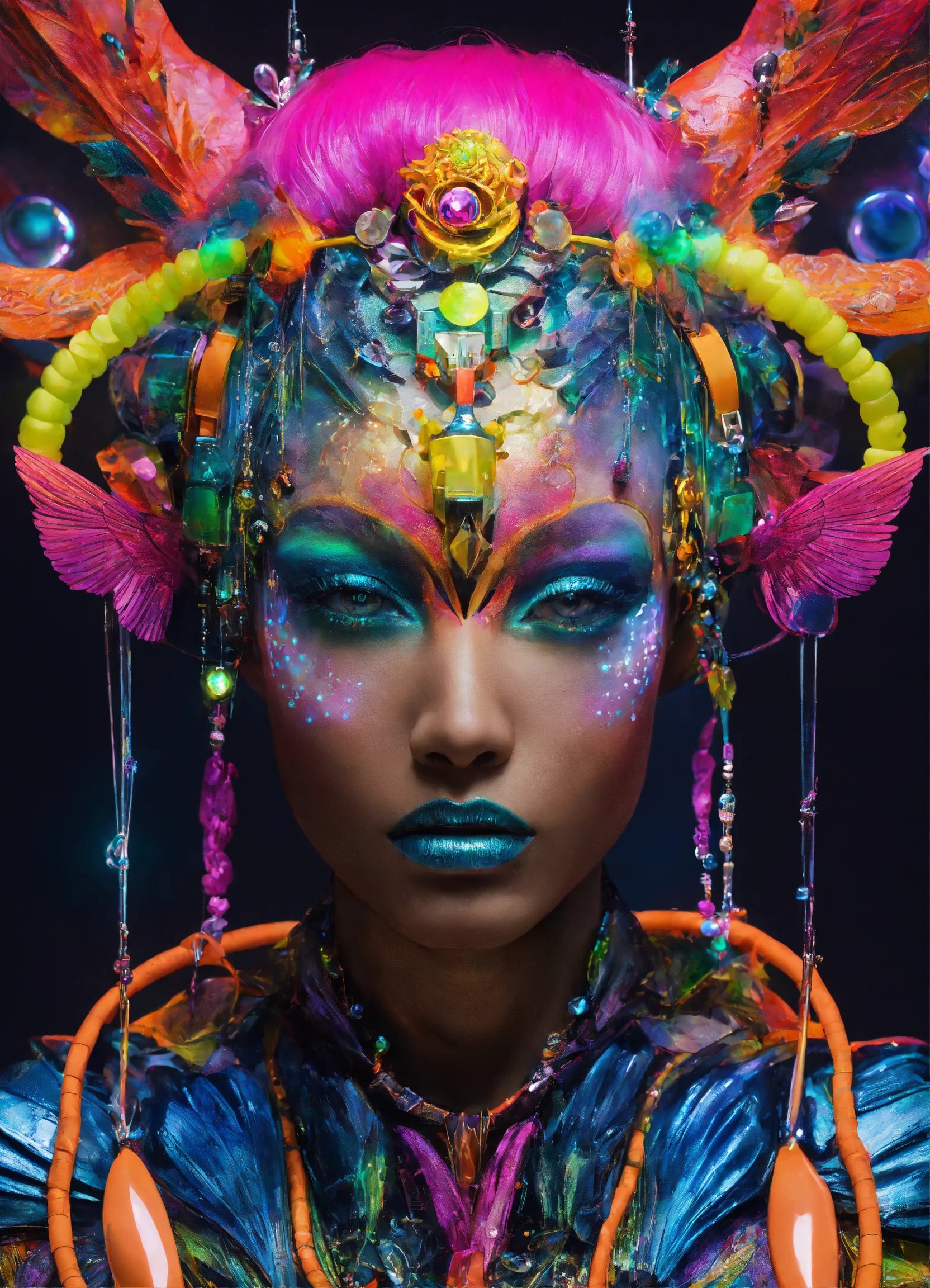 Lexica - On a black background, create a representation of instincts on ...