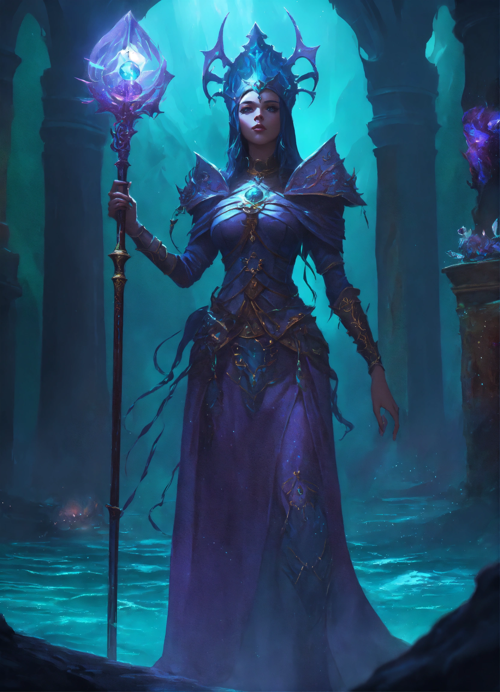 Lexica - D&D, fantasy, cinematic. Queen of the Abyss