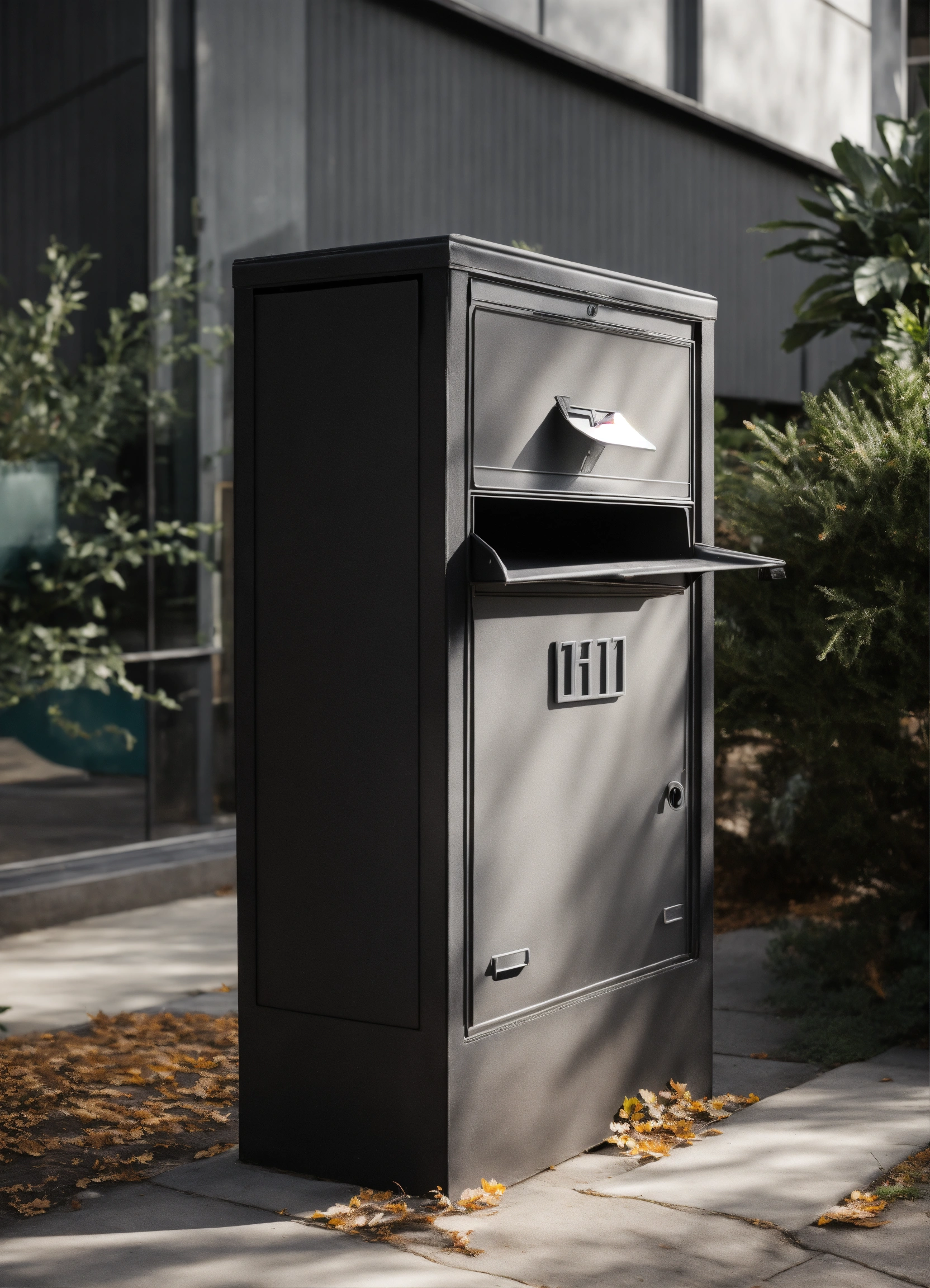 Lexica - A black and white mailbox for business
