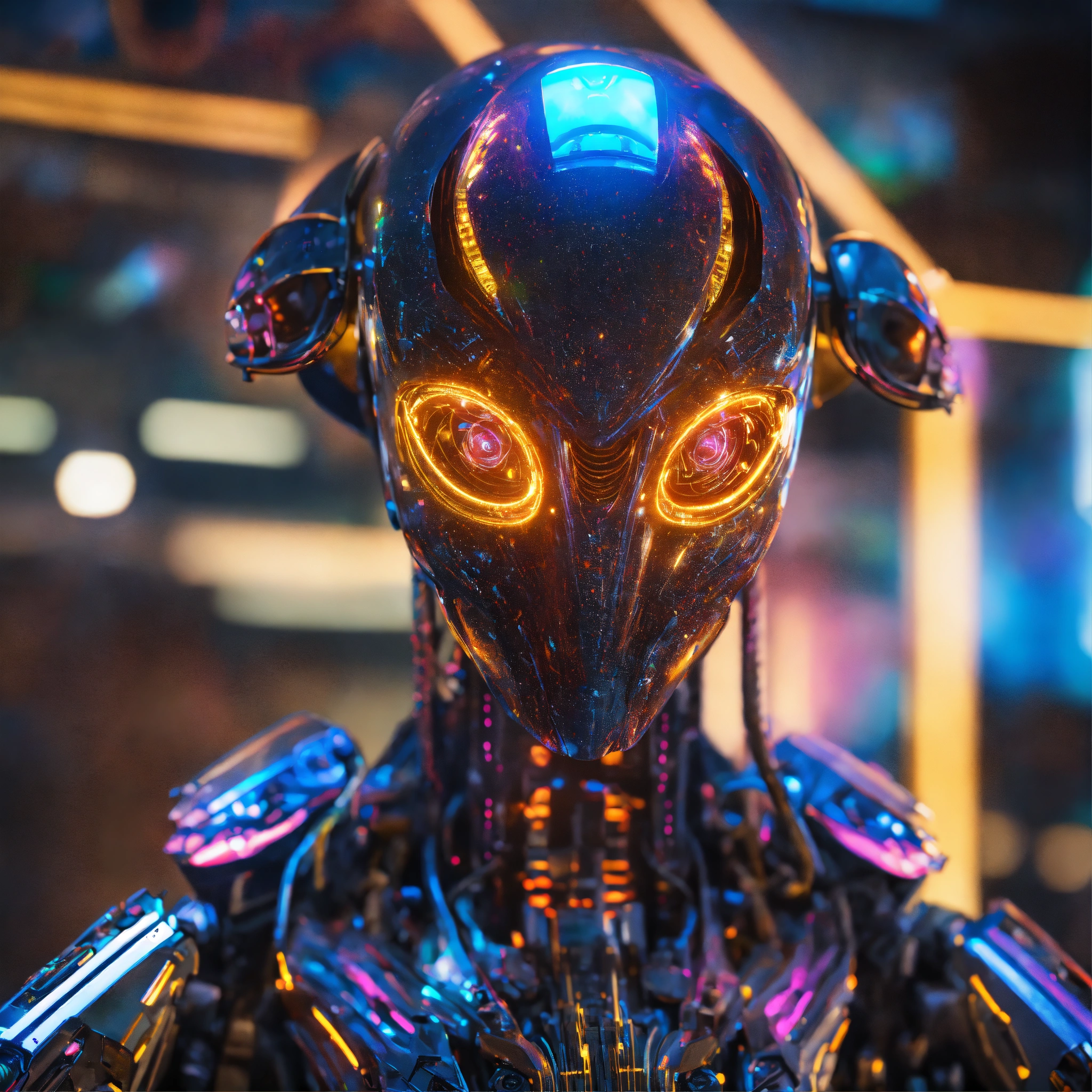 Lexica - Badass translucent polycarbonate robot that looks like an ...