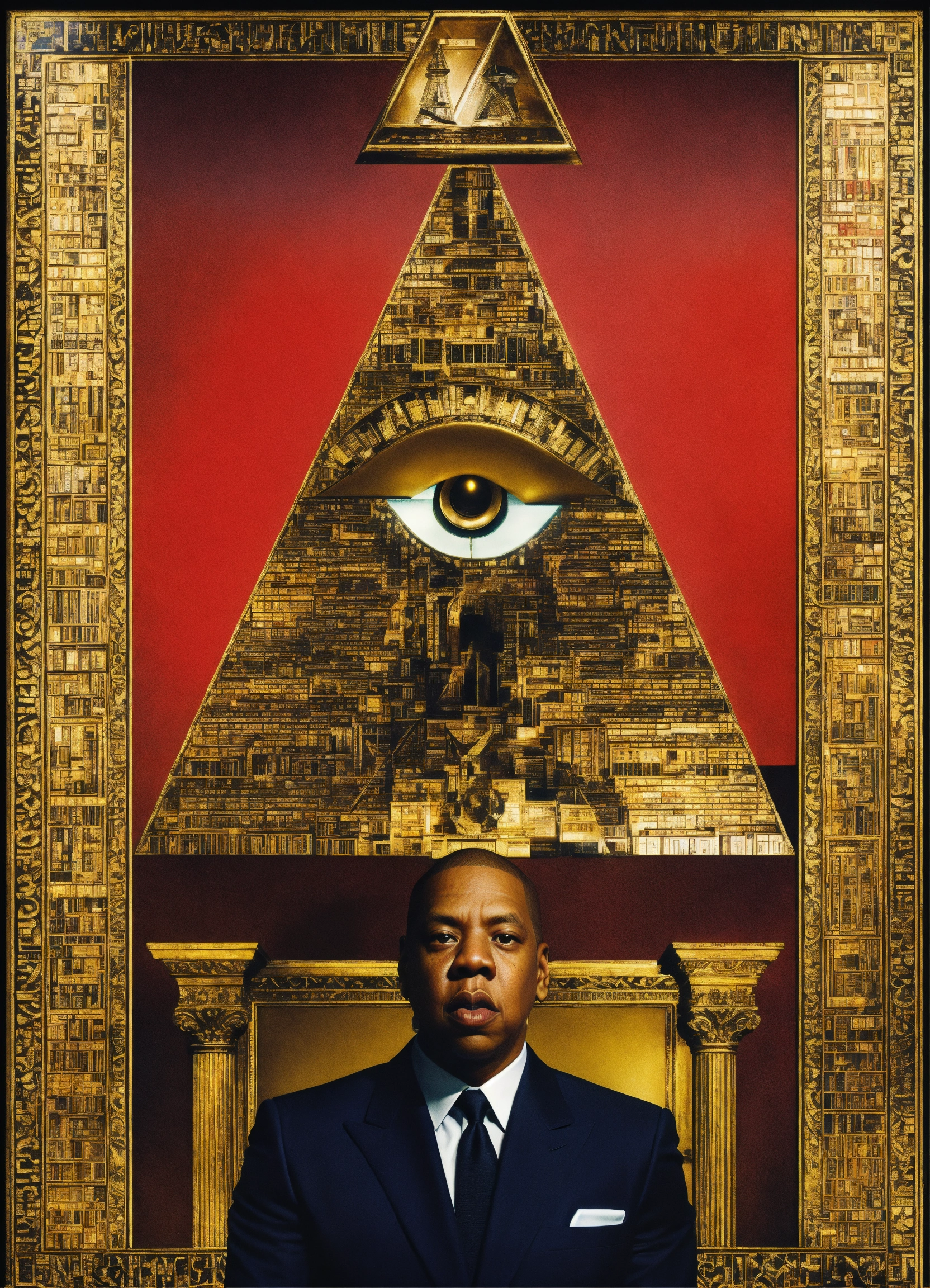 Lexica - Jay Z new album cover for “Illuminati Lexicon”