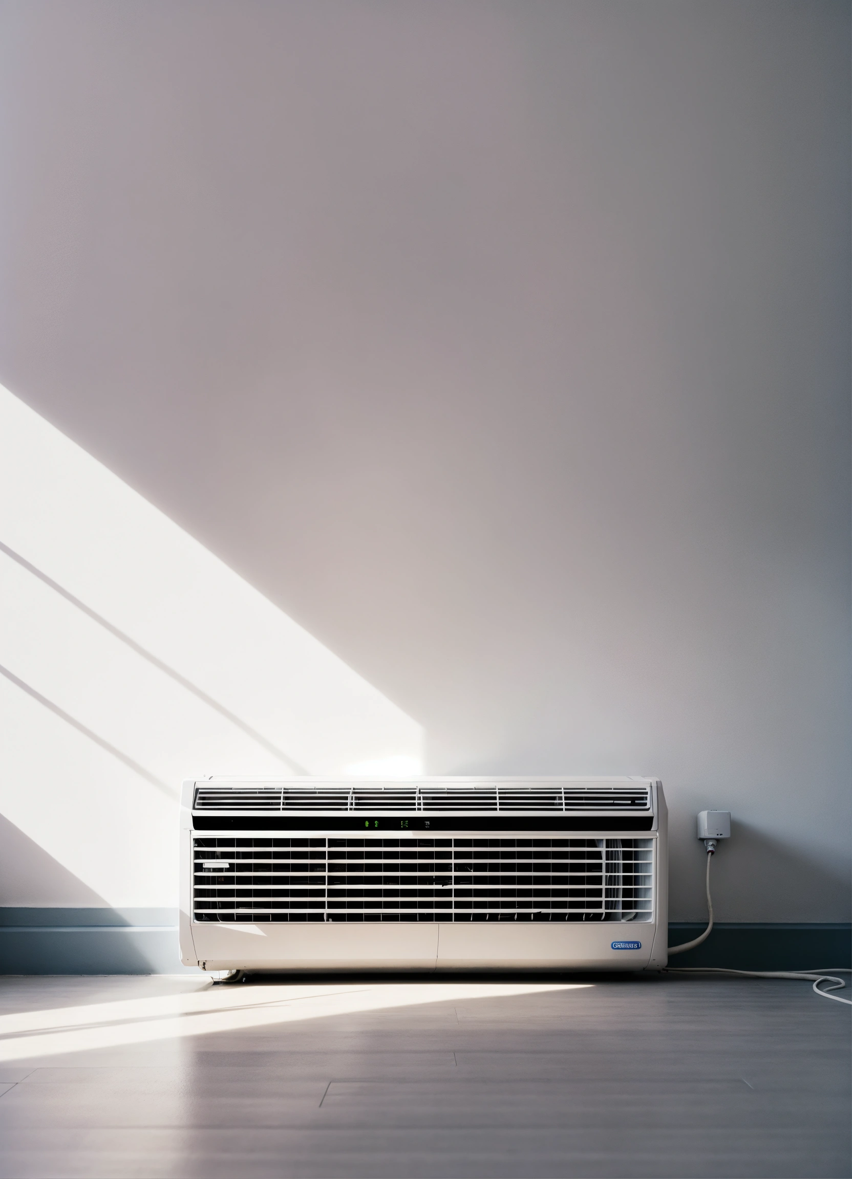 Lexica - Photo of an expensive air conditioner on a white wall in home