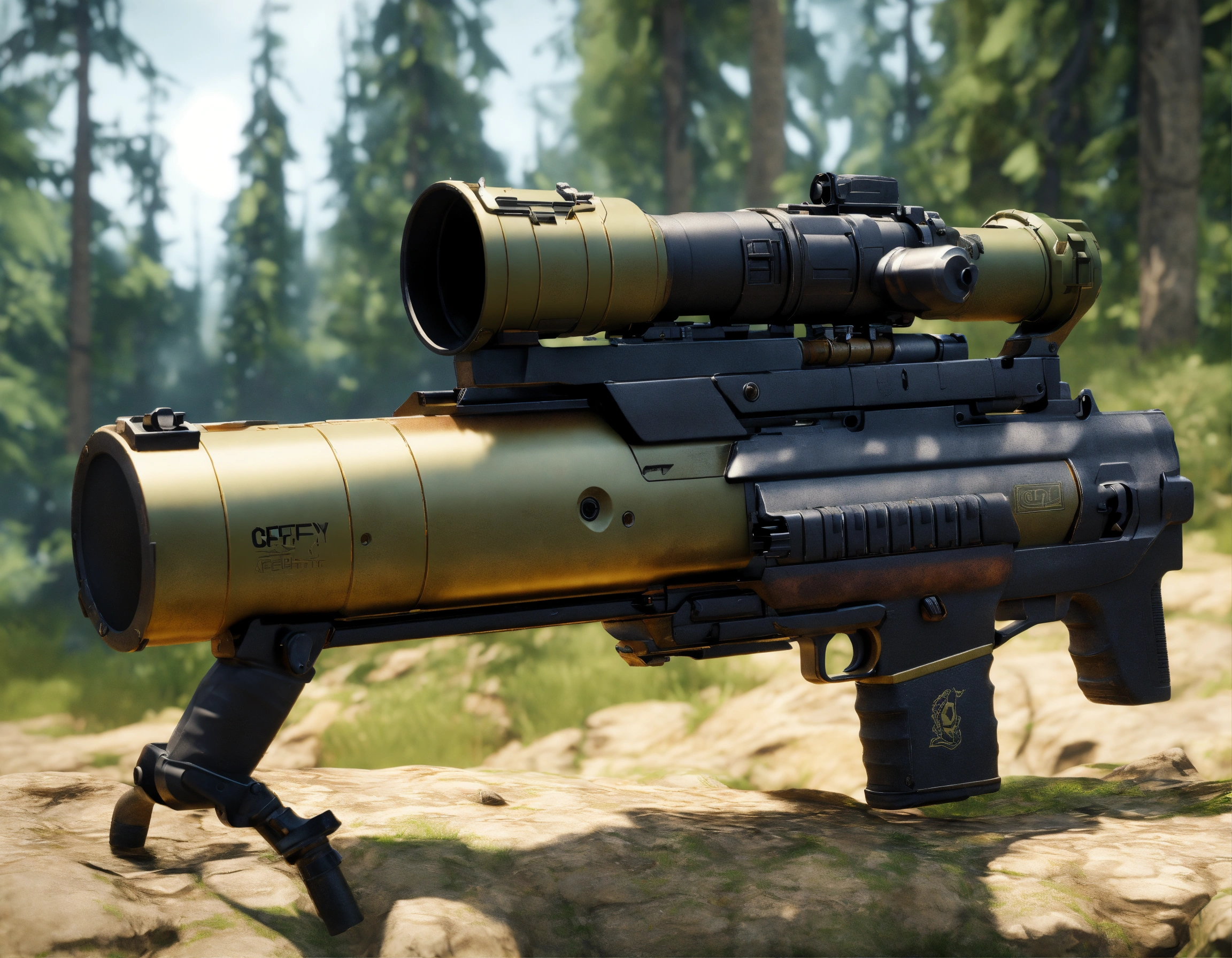 Lexica - Call of Duty mythical grenade launcher, realistic and hyper ...