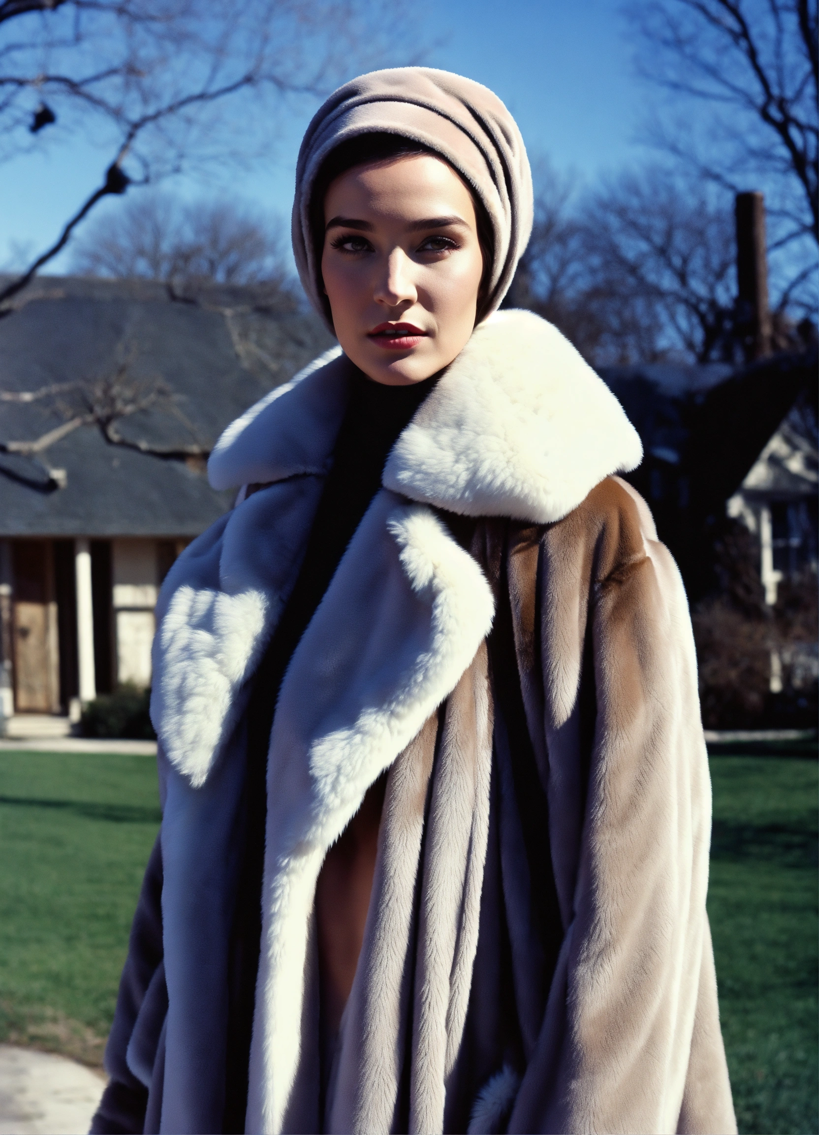 Lexica - Edith bouvier beale little edie grey gardens mink fur coat ...