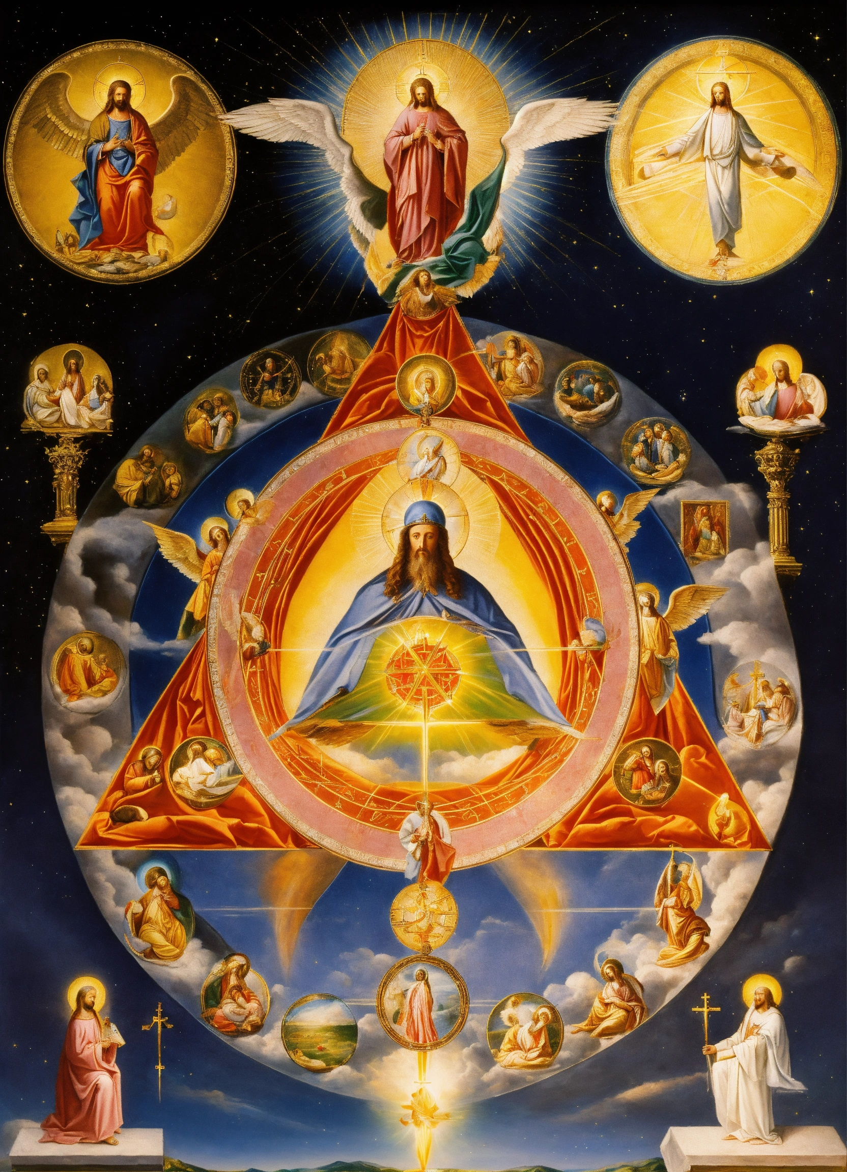 Lexica - Neo gnostic holy trinity with human Mind representing the holy ...
