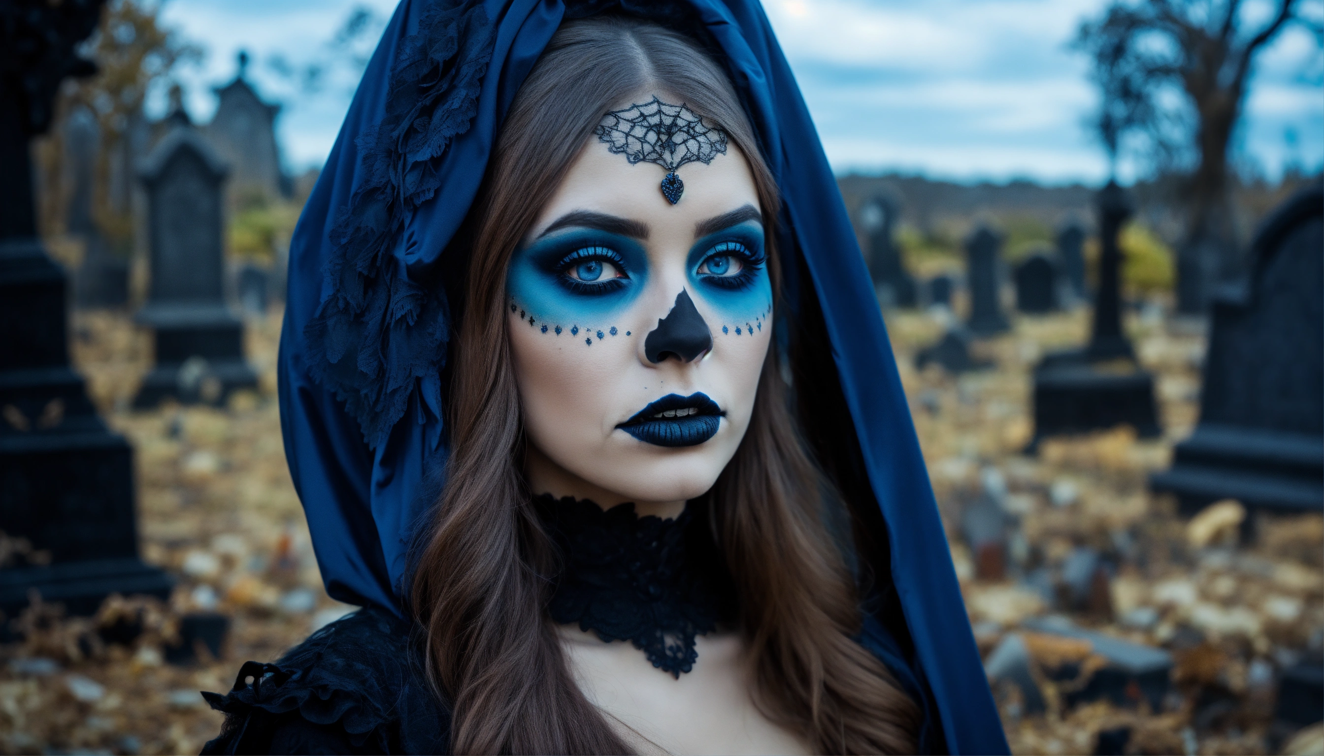 Lexica - Hyper realist photo of a Beautiful young woman in goth outfit ...
