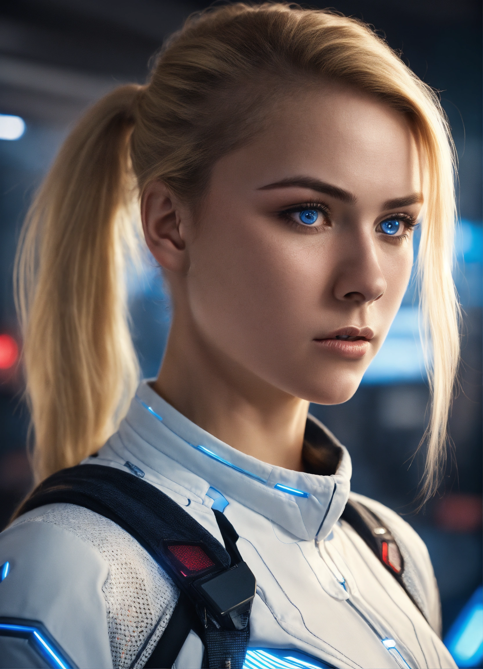 Lexica - A realistic photograph of a pretty 22-year-old woman, blonde ...