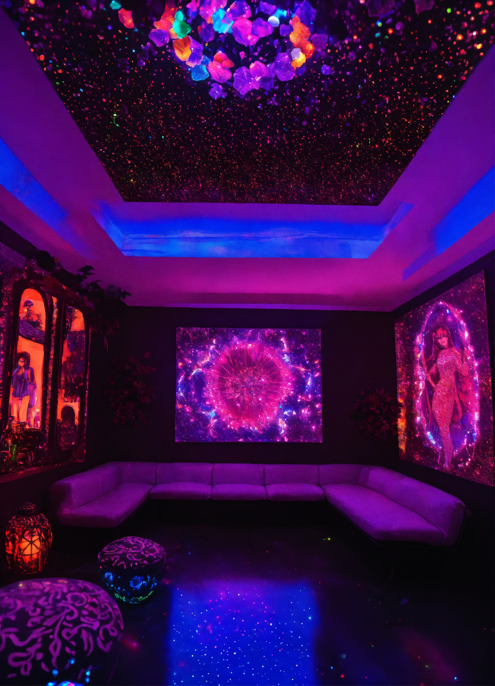 Lexica - Perfect focus The Phantom amethyst neon black light DMT demon ...