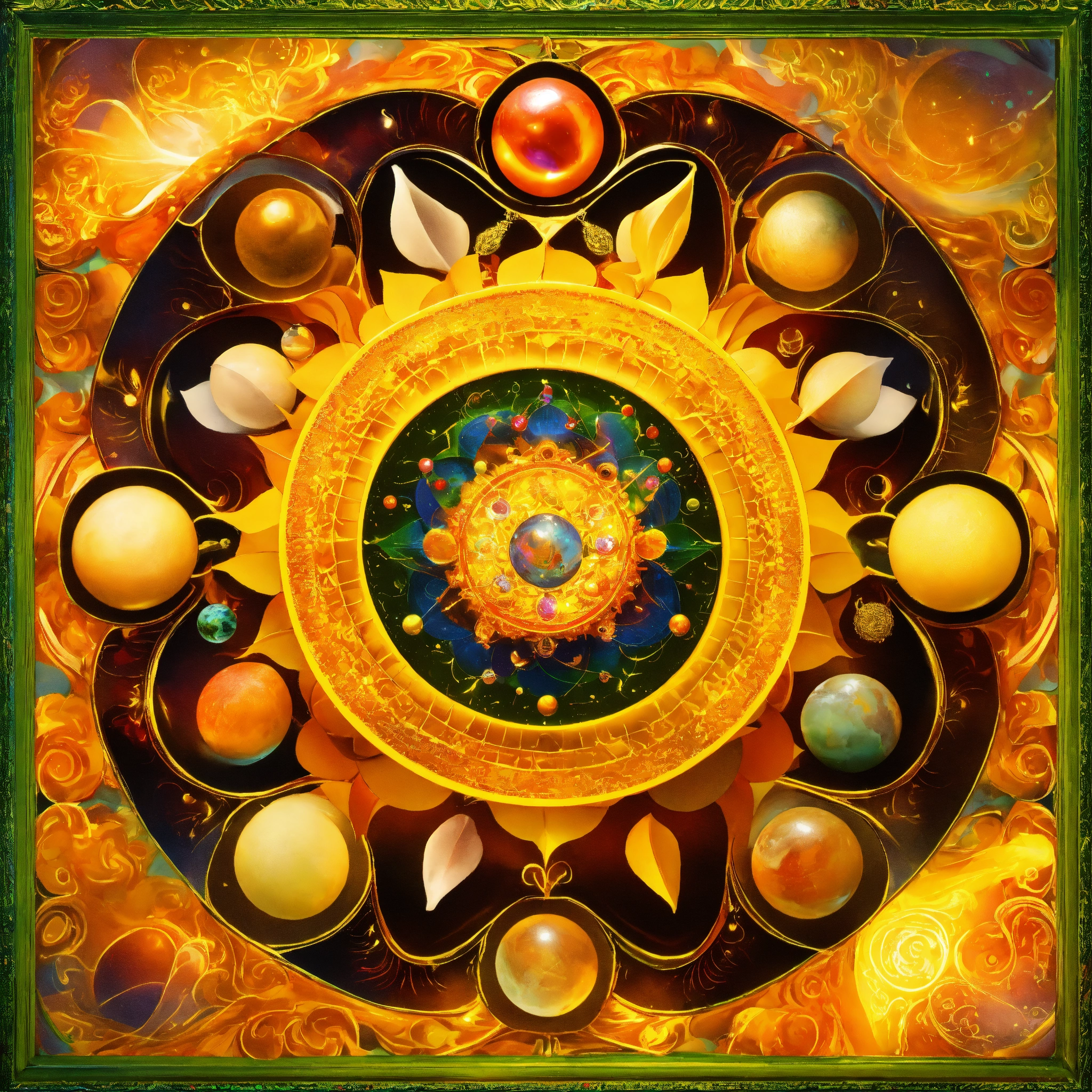 Lexica - Mandala, mandala, Mandala with multiples planets, clouds ...