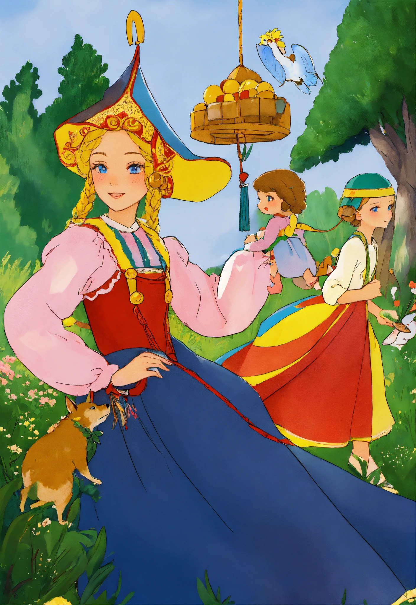 Lexica - Kolobok is a Ukrainian fairy tale