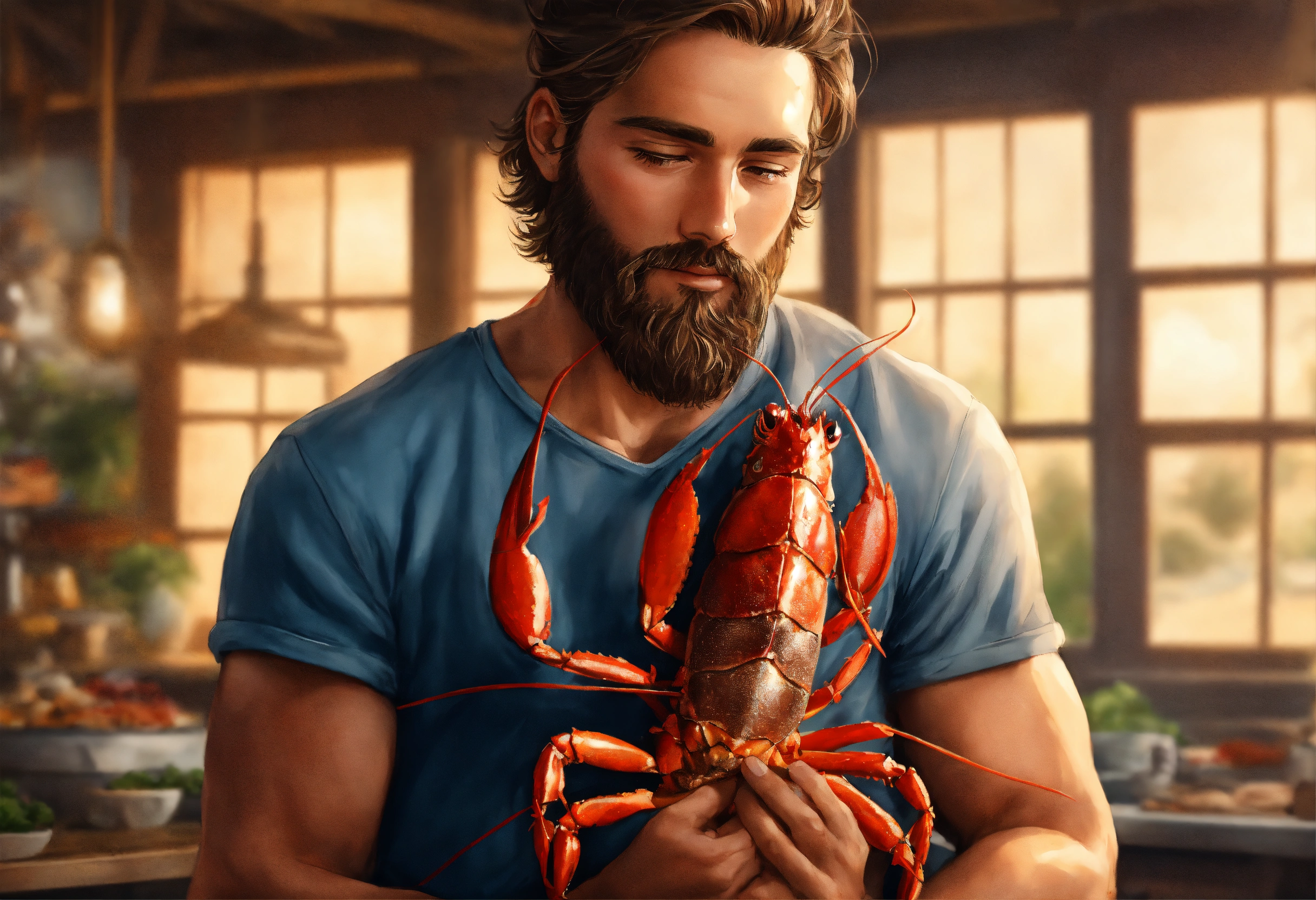 Lexica - Realistic, intricate details, fine details, young brown haired ...