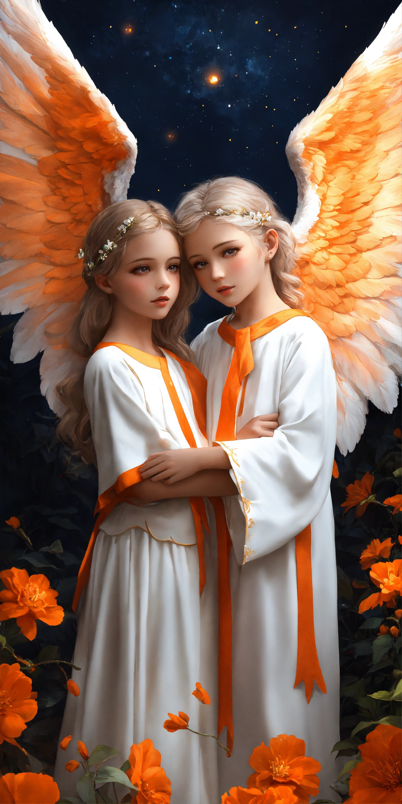 Lexica - 2 Guardian Angels, one is a boy and the other angel is a 7 ...