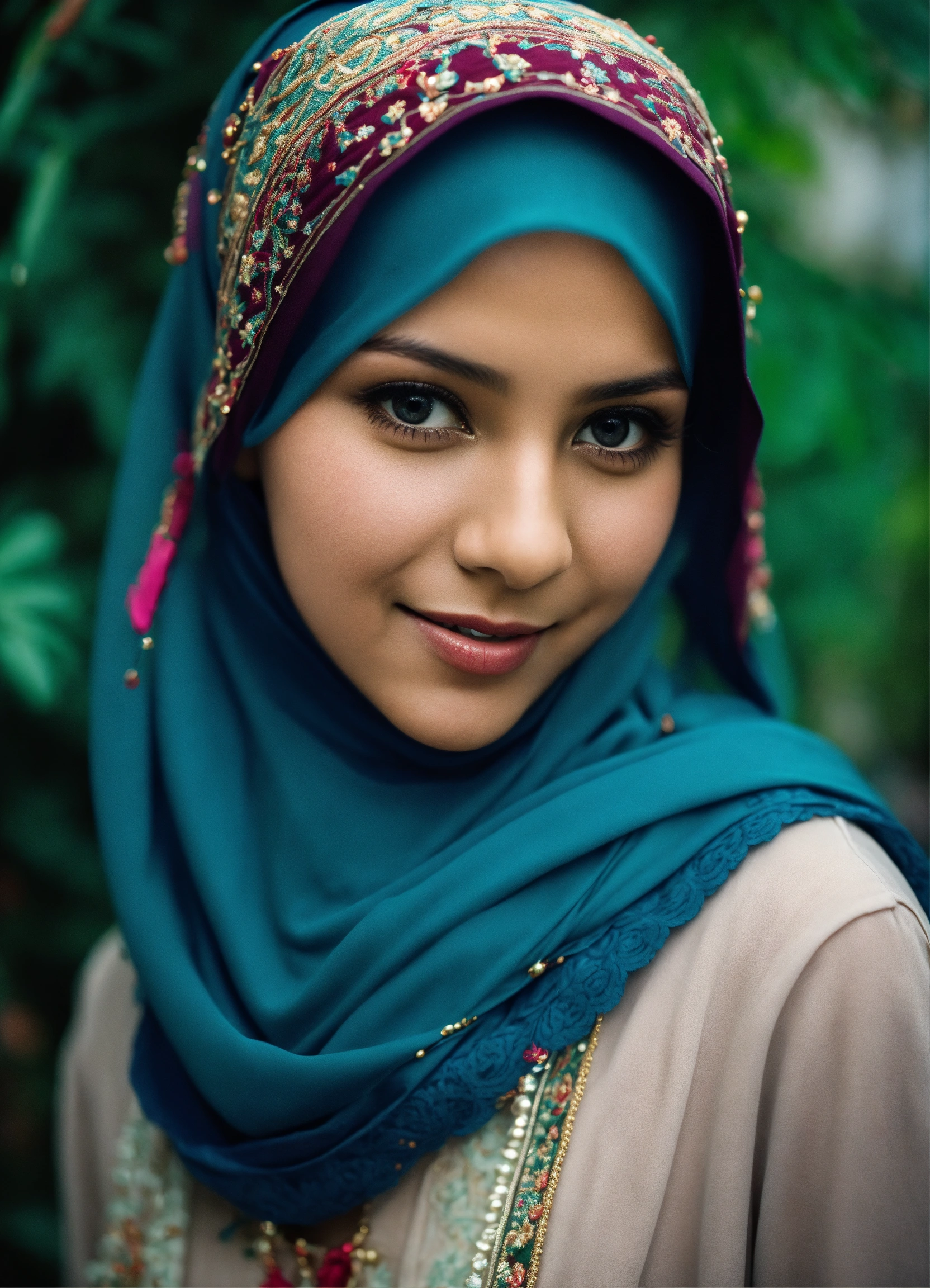 Lexica - A very cute Muslim gril