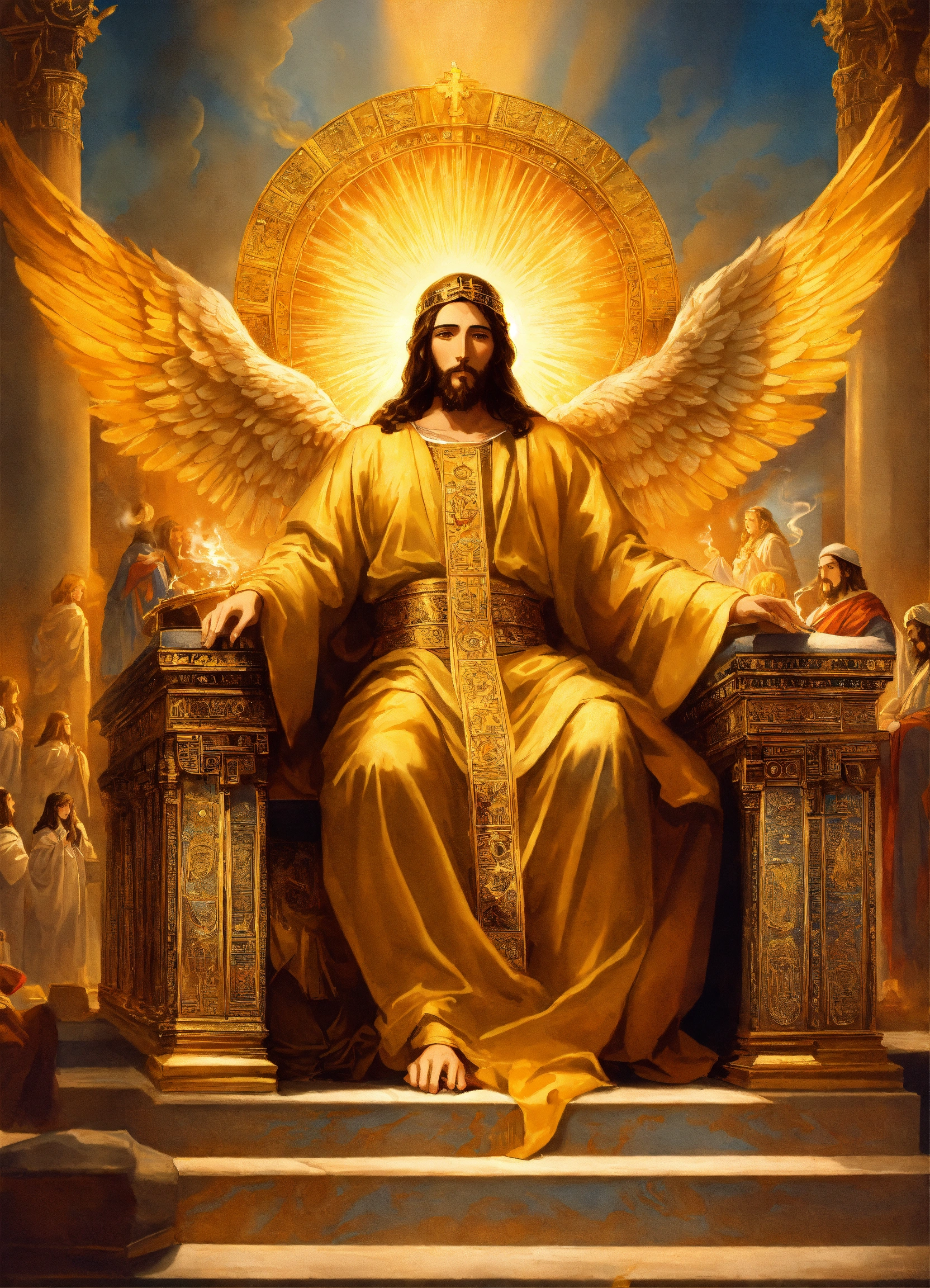 Lexica - Radiant and glorious Jesus Christ high and exalted and seated ...