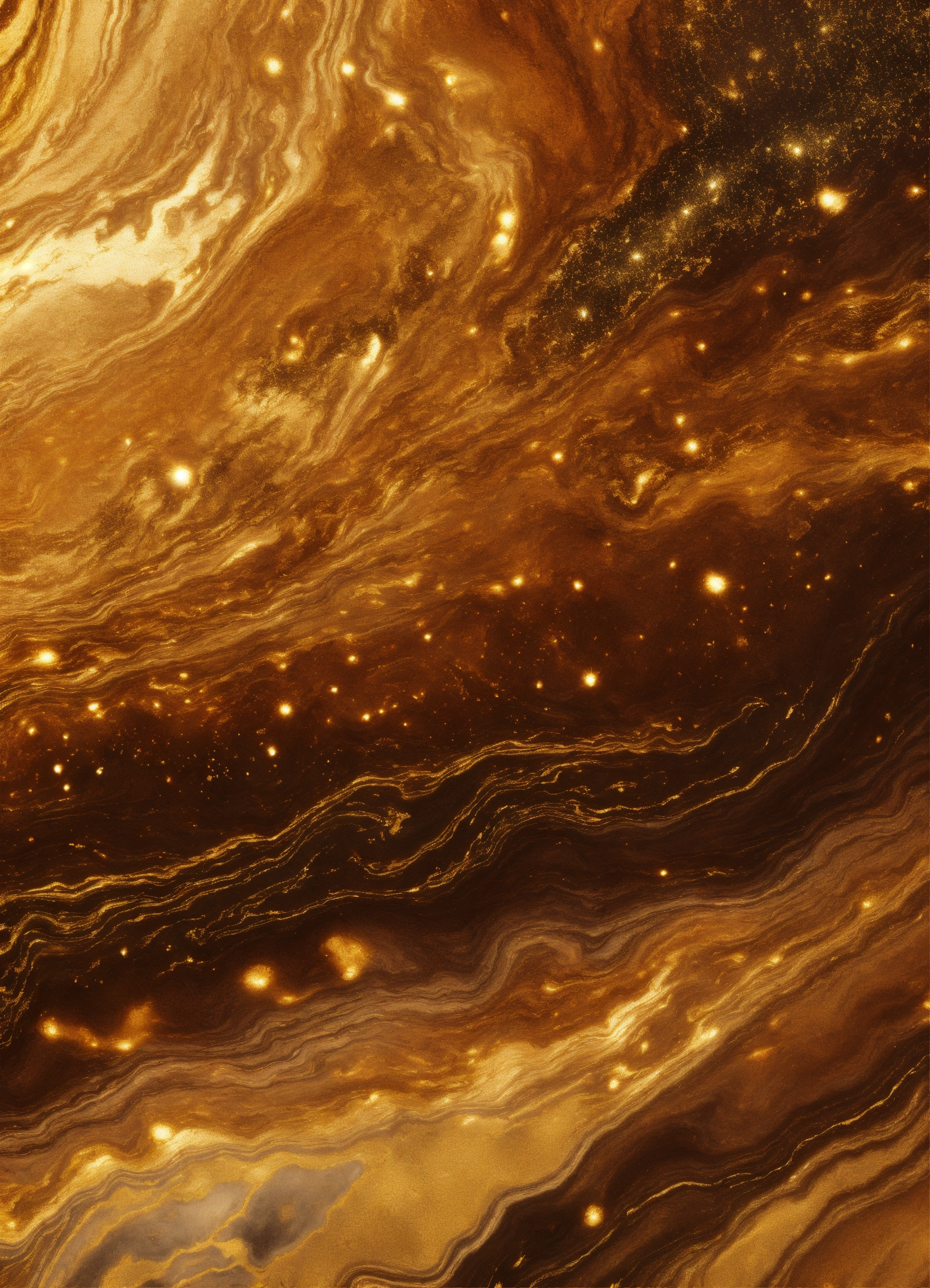 Lexica - Shades of hue of gold texture, marbling, add dark brown and ...