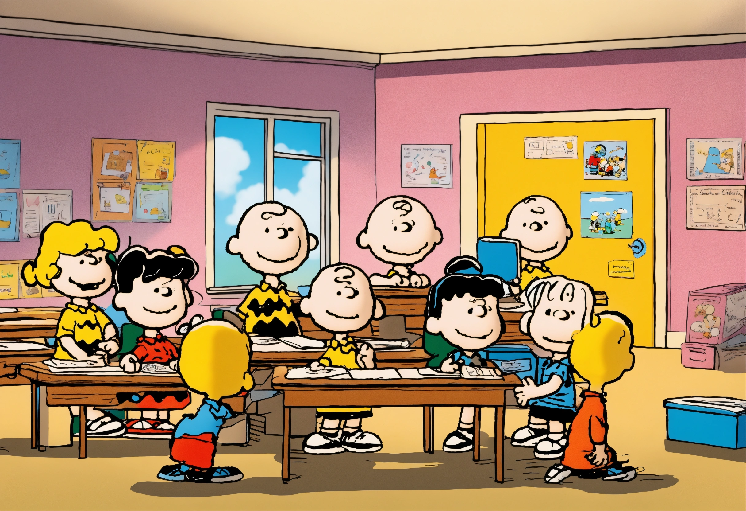 Lexica - 4D peanut characters charlie brown, Lucy, Snoopy, Linus in ...