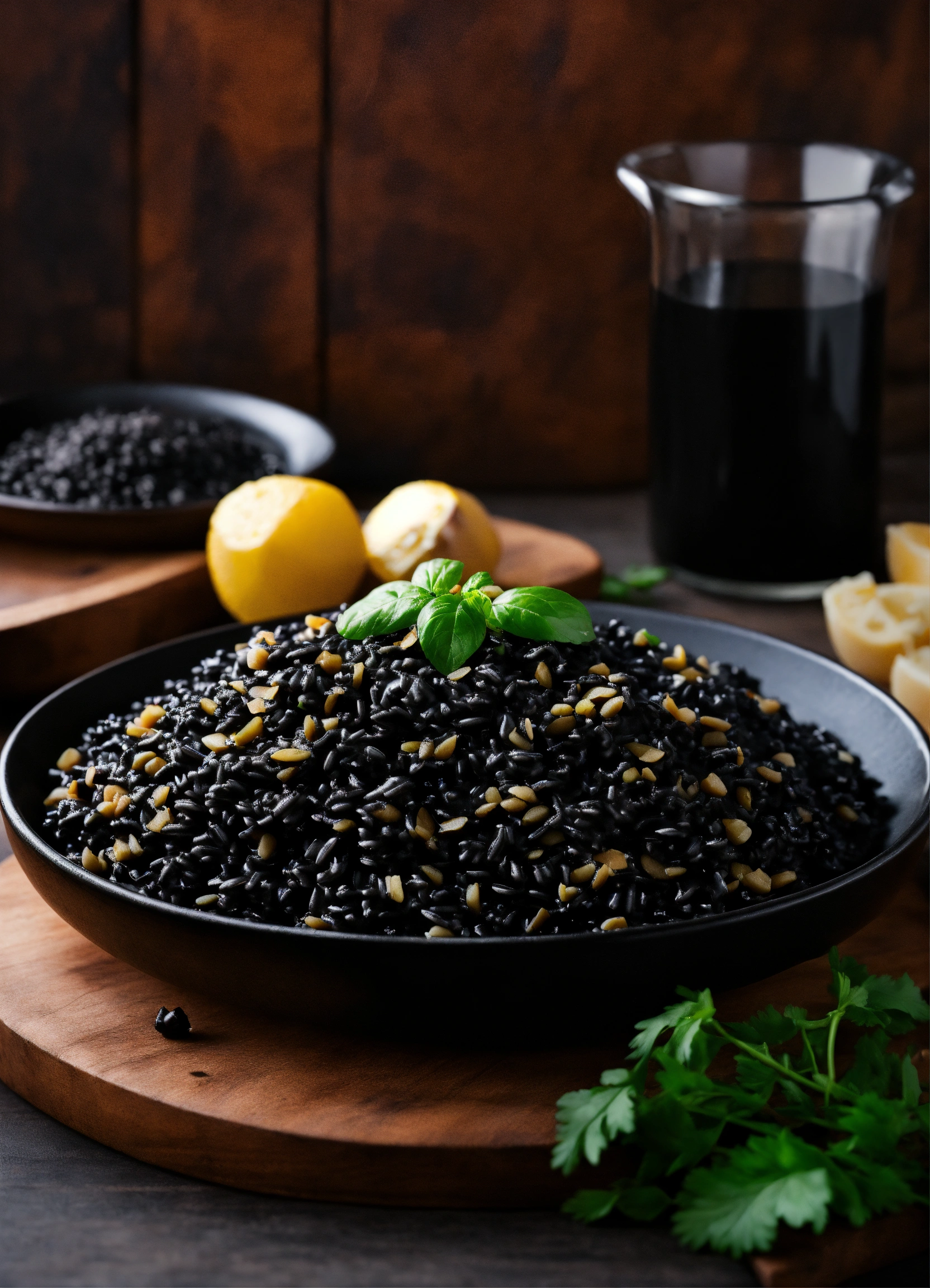 Lexica - Realistic black risotto