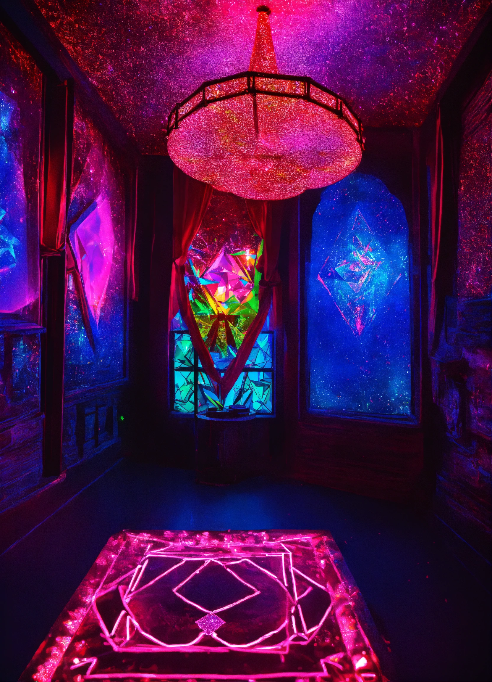 Lexica - Perfect focus The Phantom diamond neon black light DMT demon ...