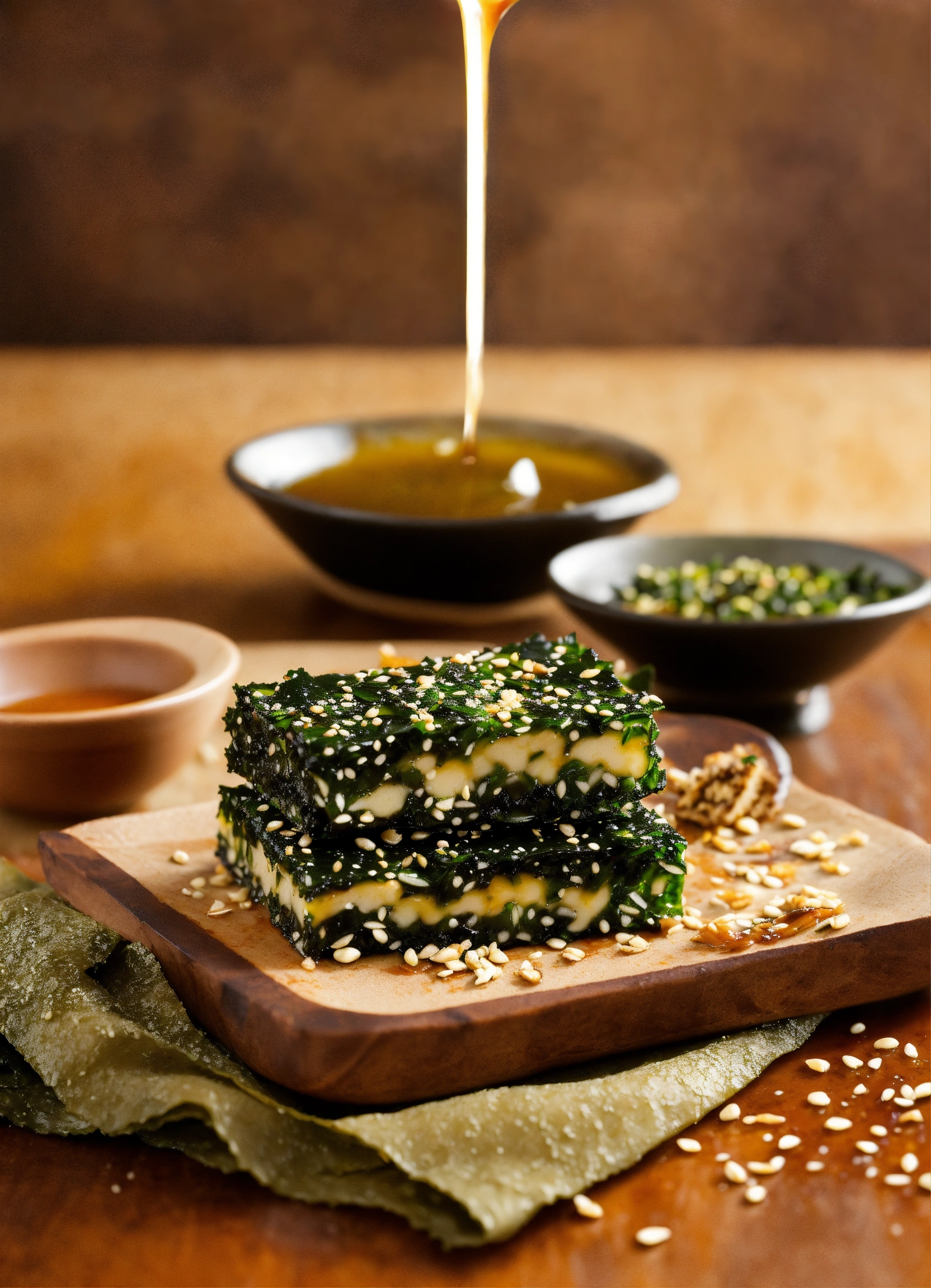 Lexica - Sesame Seaweed Snack Bars Ingredients Seaweed sheets, toasted ...