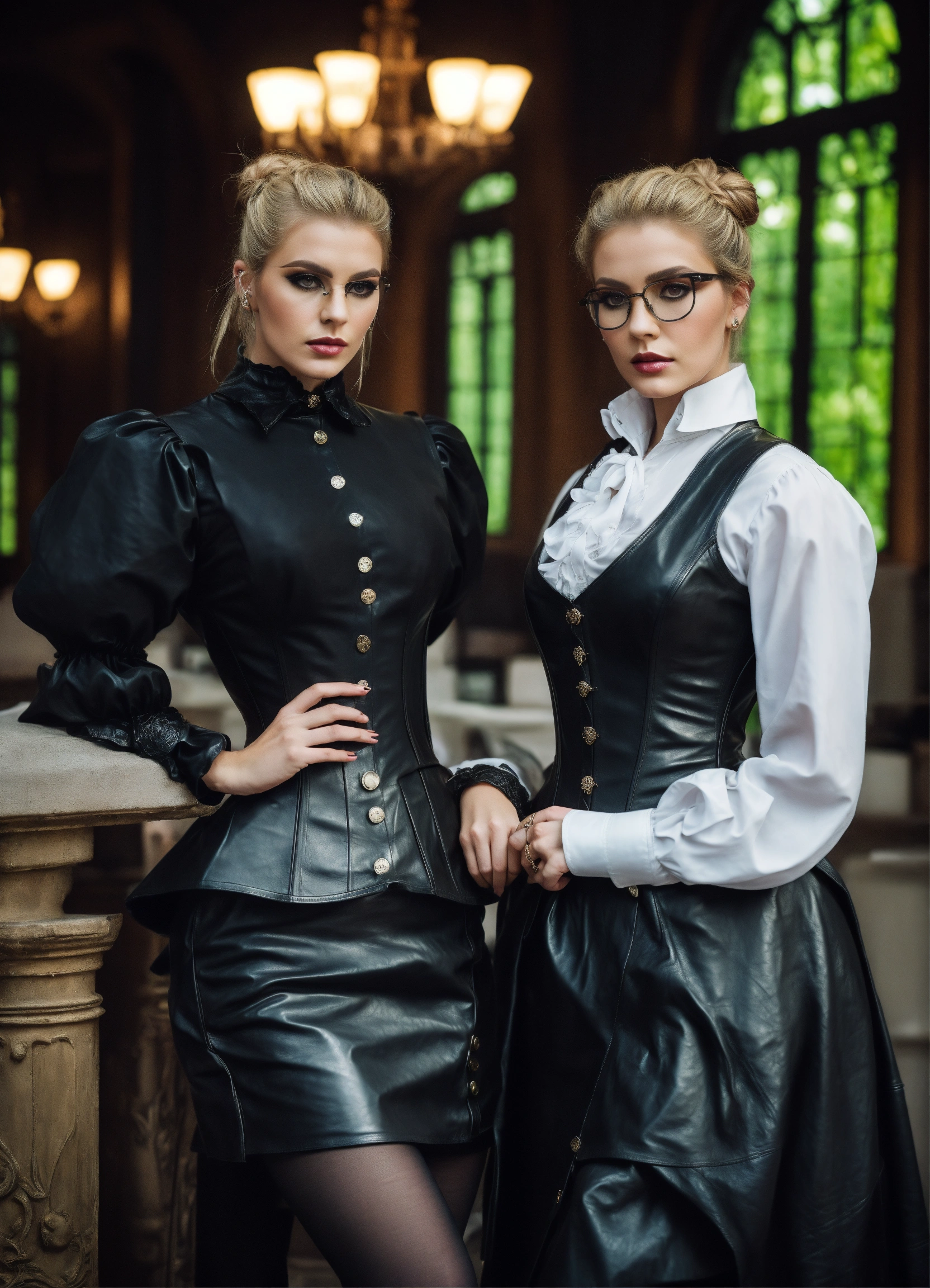 Lexica - Two stunning strict arrogant looking french seductress women ...