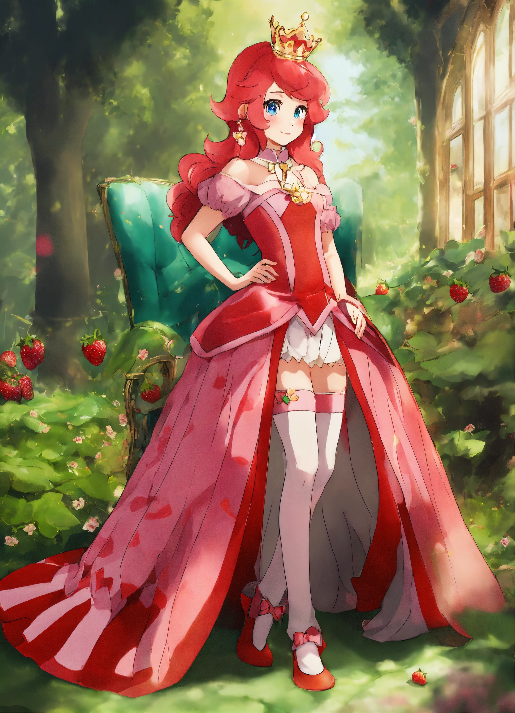 Lexica - Princess strawberry as an adult