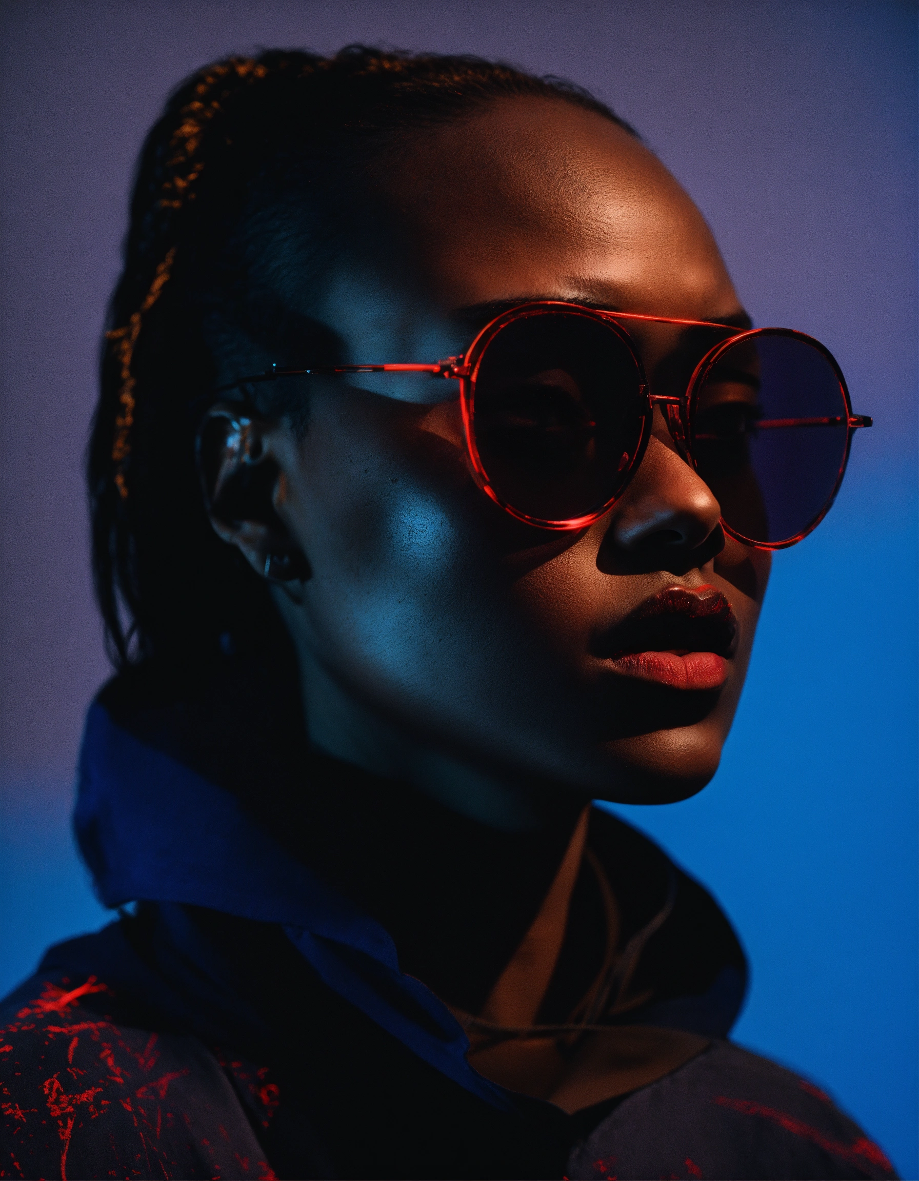 Lexica - Black canvas, black over black, Minimalism, red neon and ...