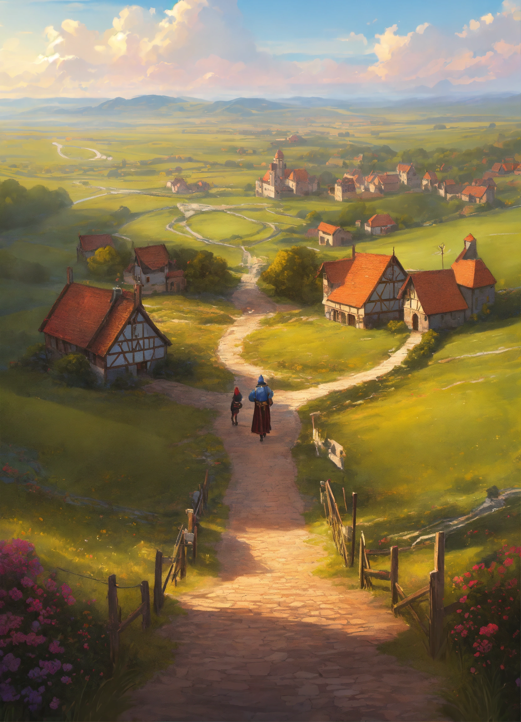 Lexica - A crossroad of 2 roads leading into different directions ...