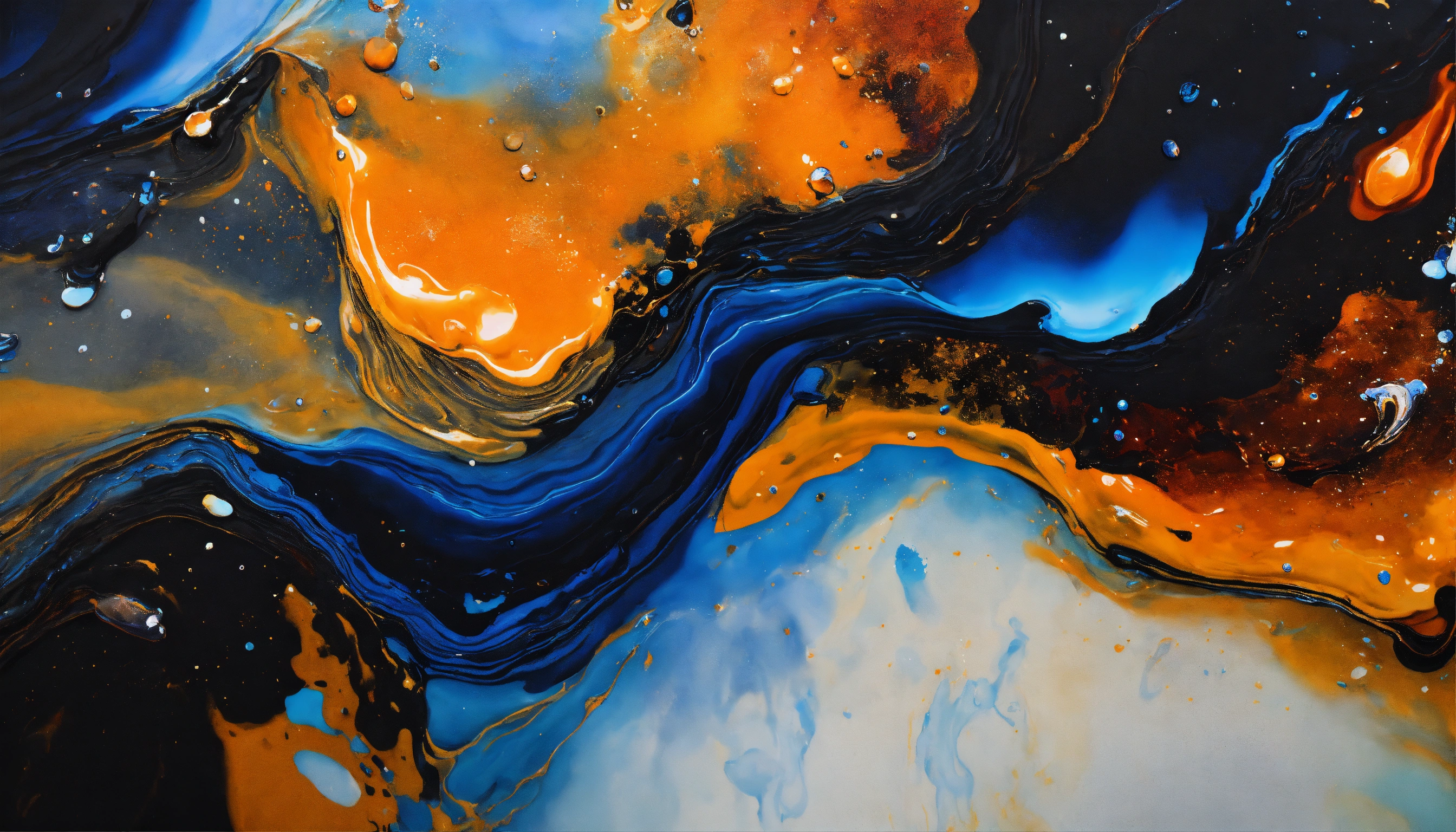 Lexica - Abstract, liquid fluid, tech wallpaper, Water Splash, Colour ...