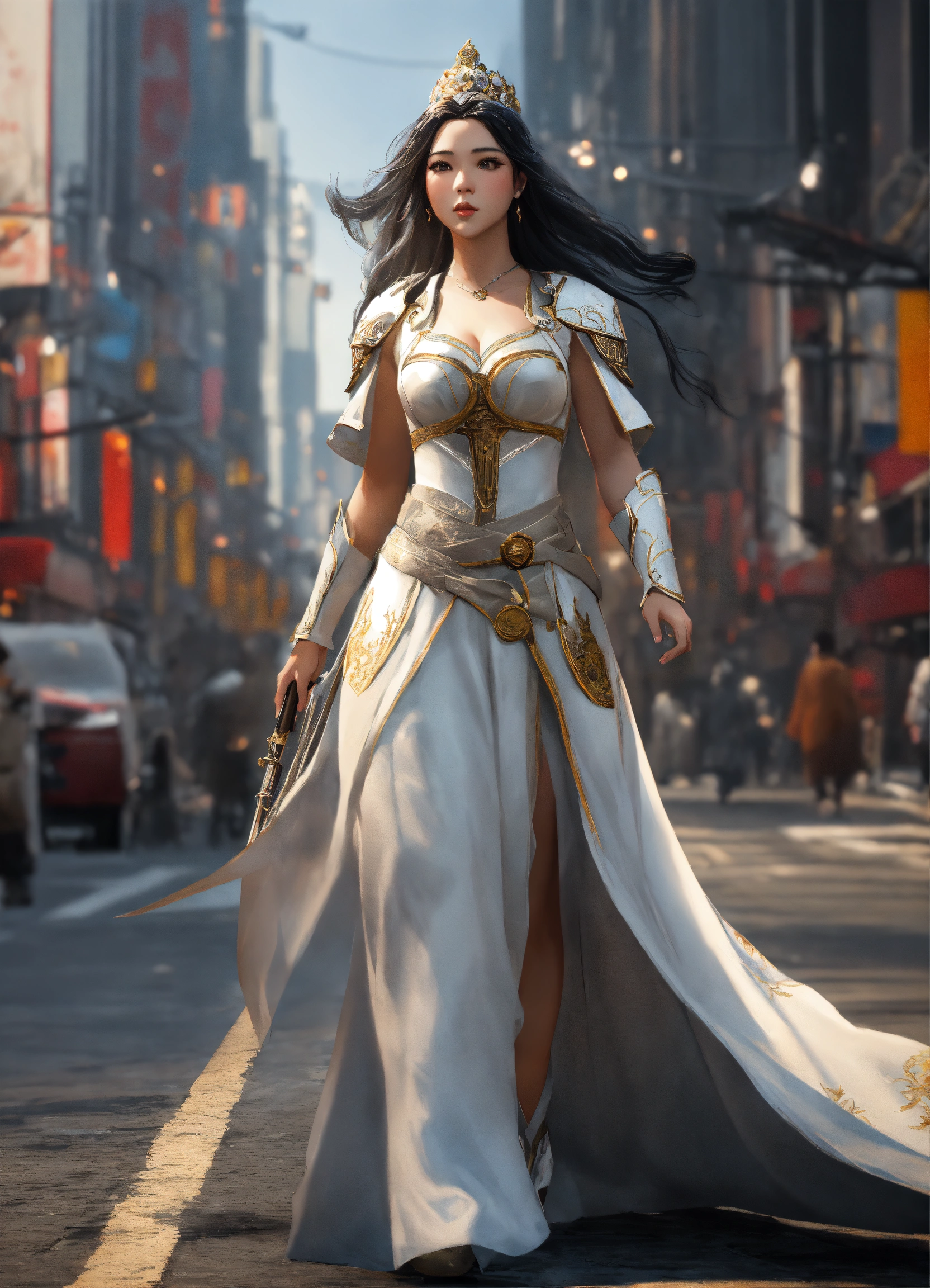 Lexica - A beautiful, shapely Asian female goddess of war with long ...